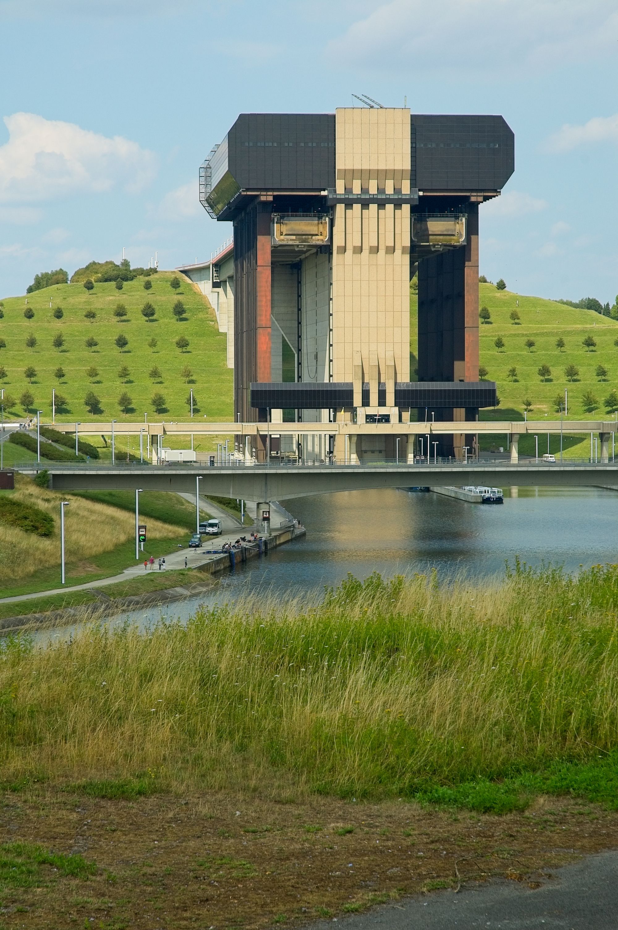 Strepy-Thieu Boat Lift in Belgium · Free Stock Photo