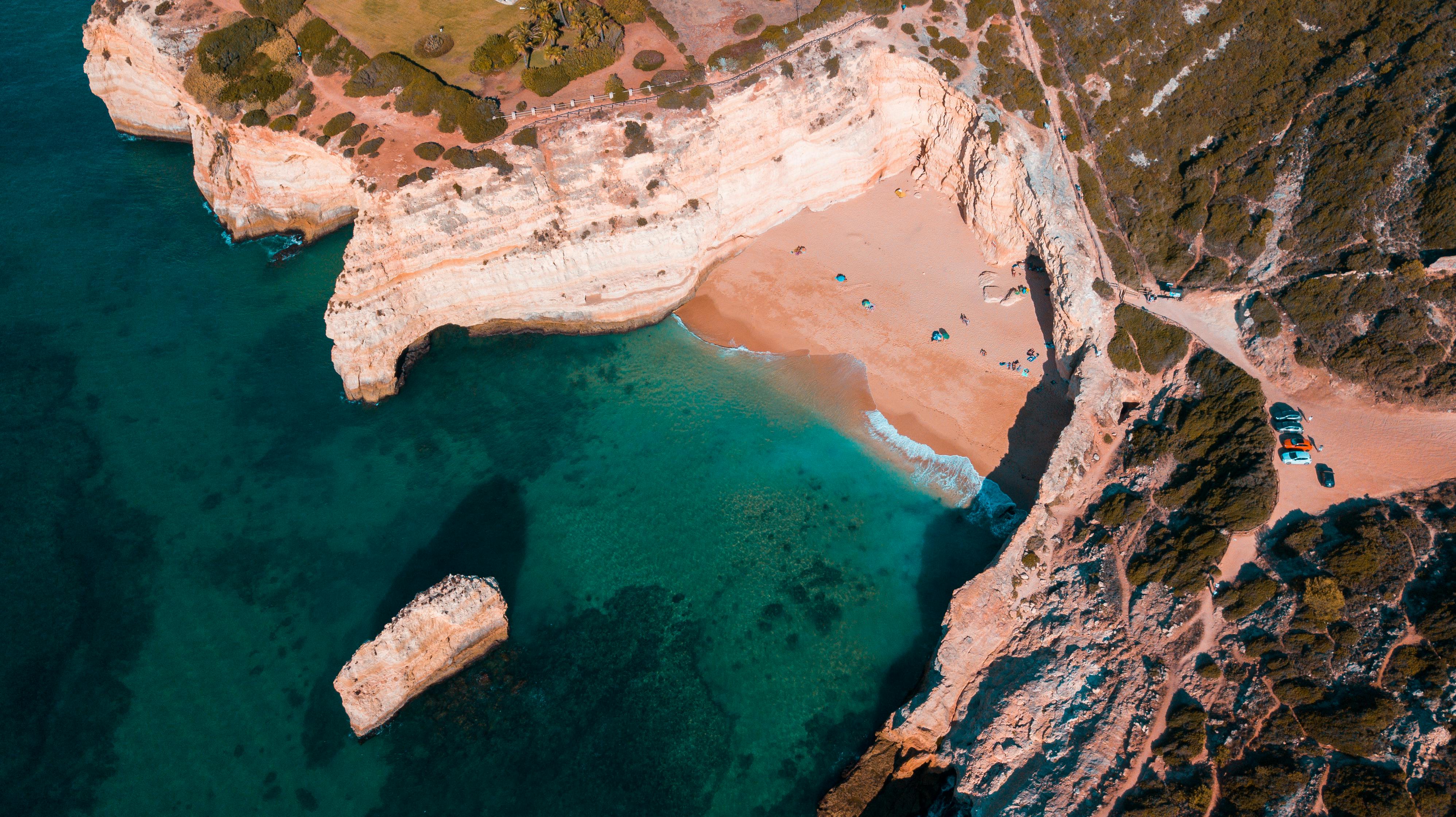 Bird's-Eye View of a Beach · Free Stock Photo