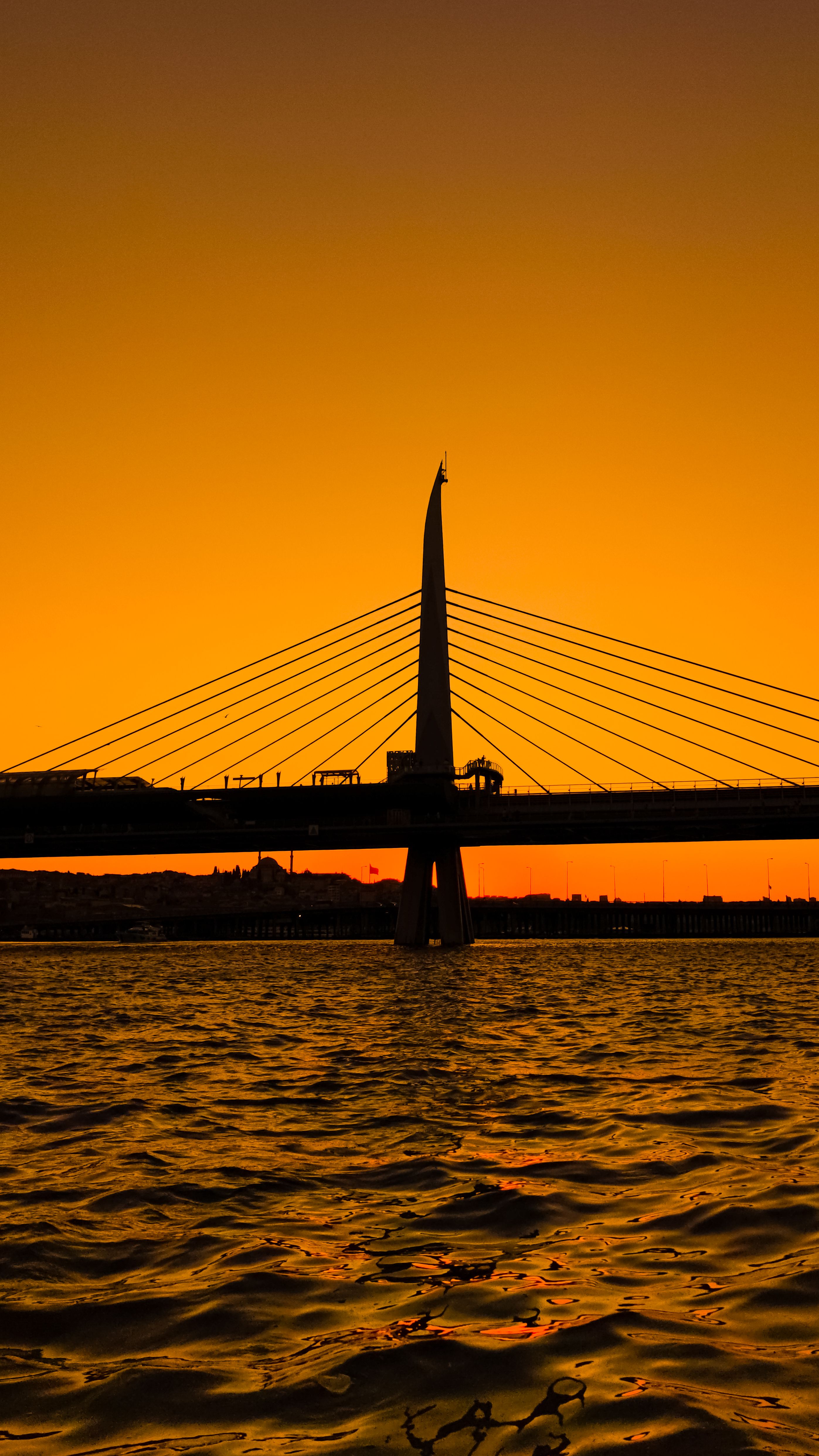 Golden Horn Bridge at Dusk · Free Stock Photo