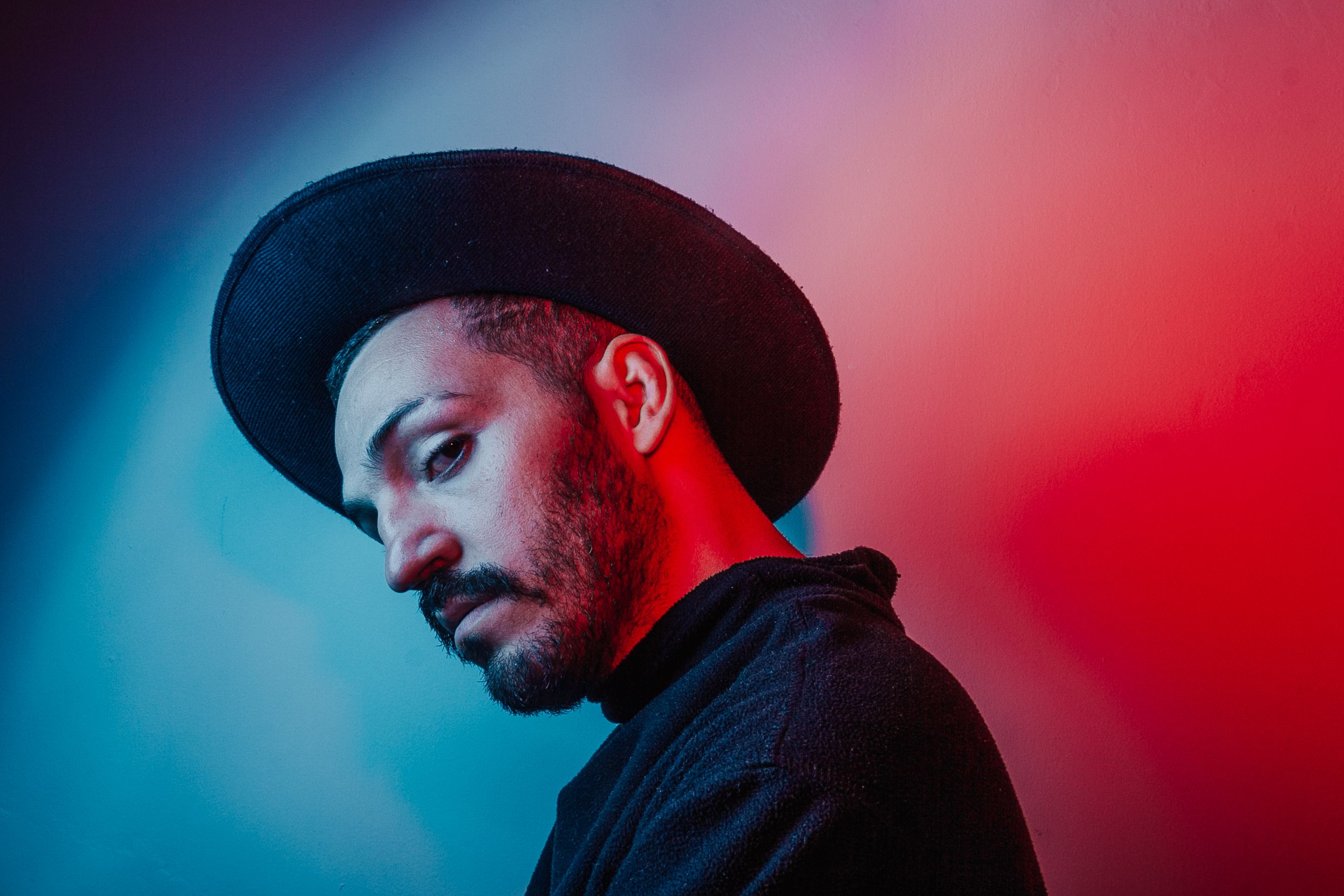 Dual Lighting Portrait of a Man · Free Stock Photo