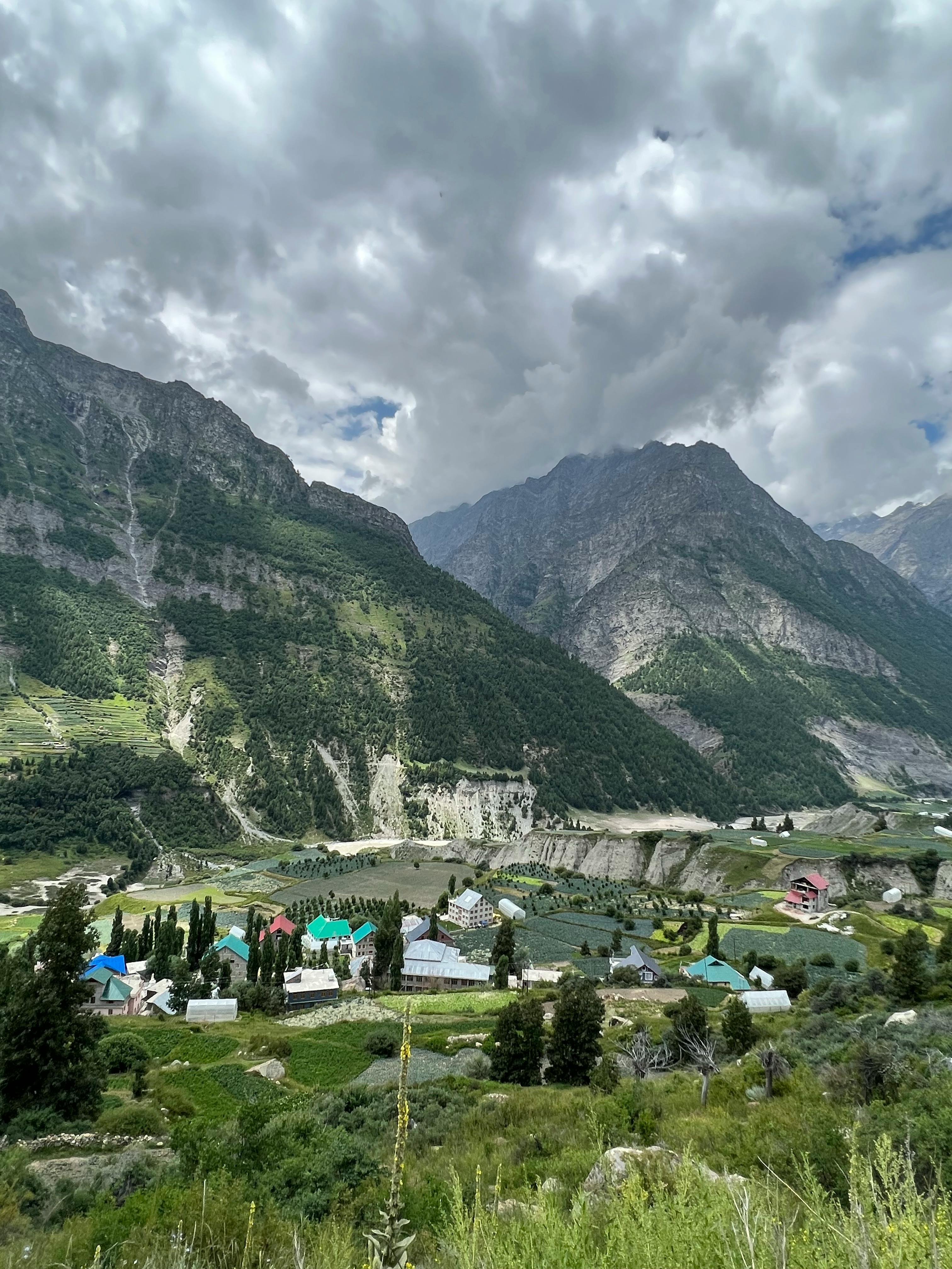 Town in Valley · Free Stock Photo