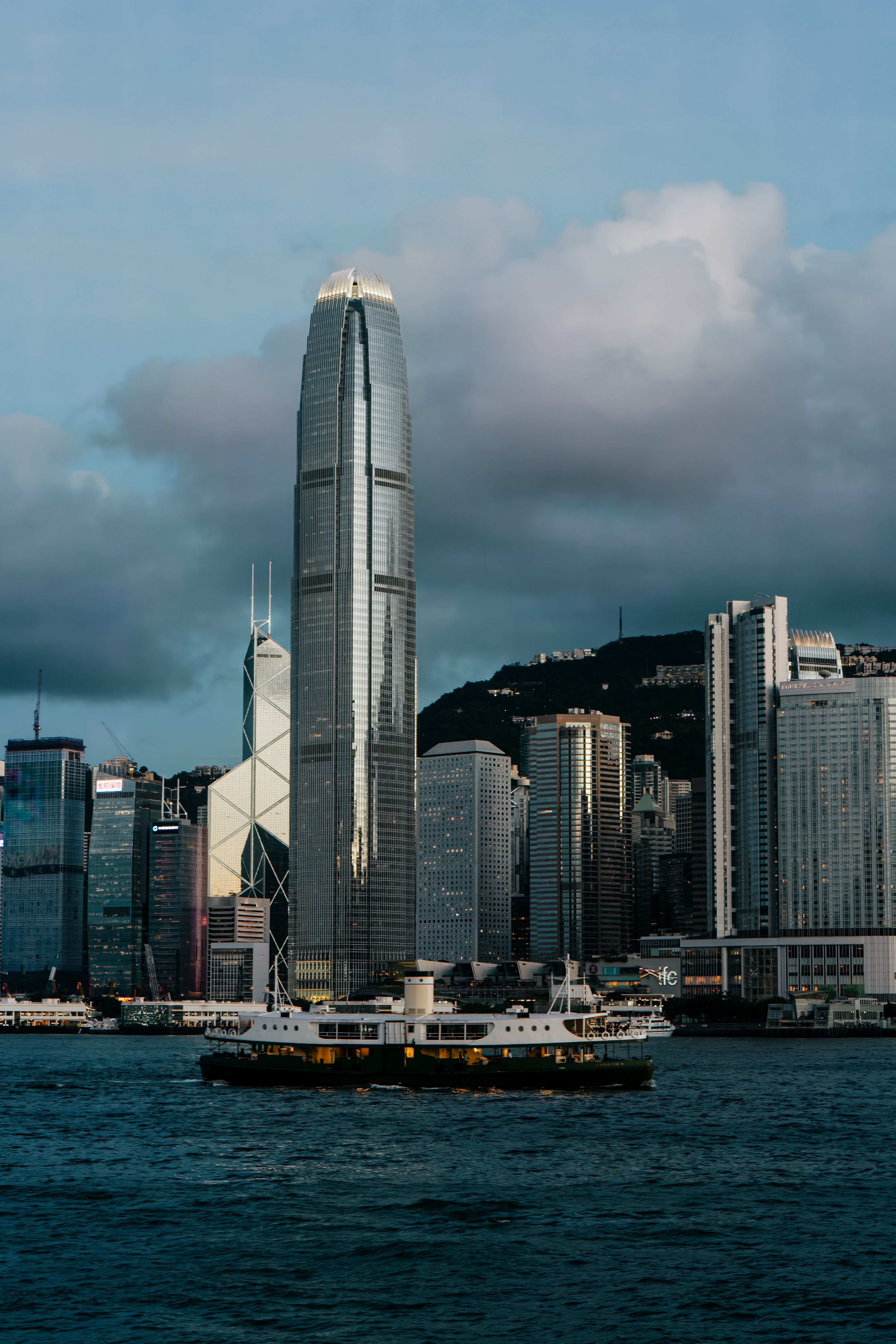 Ship and Skyscraper · Free Stock Photo