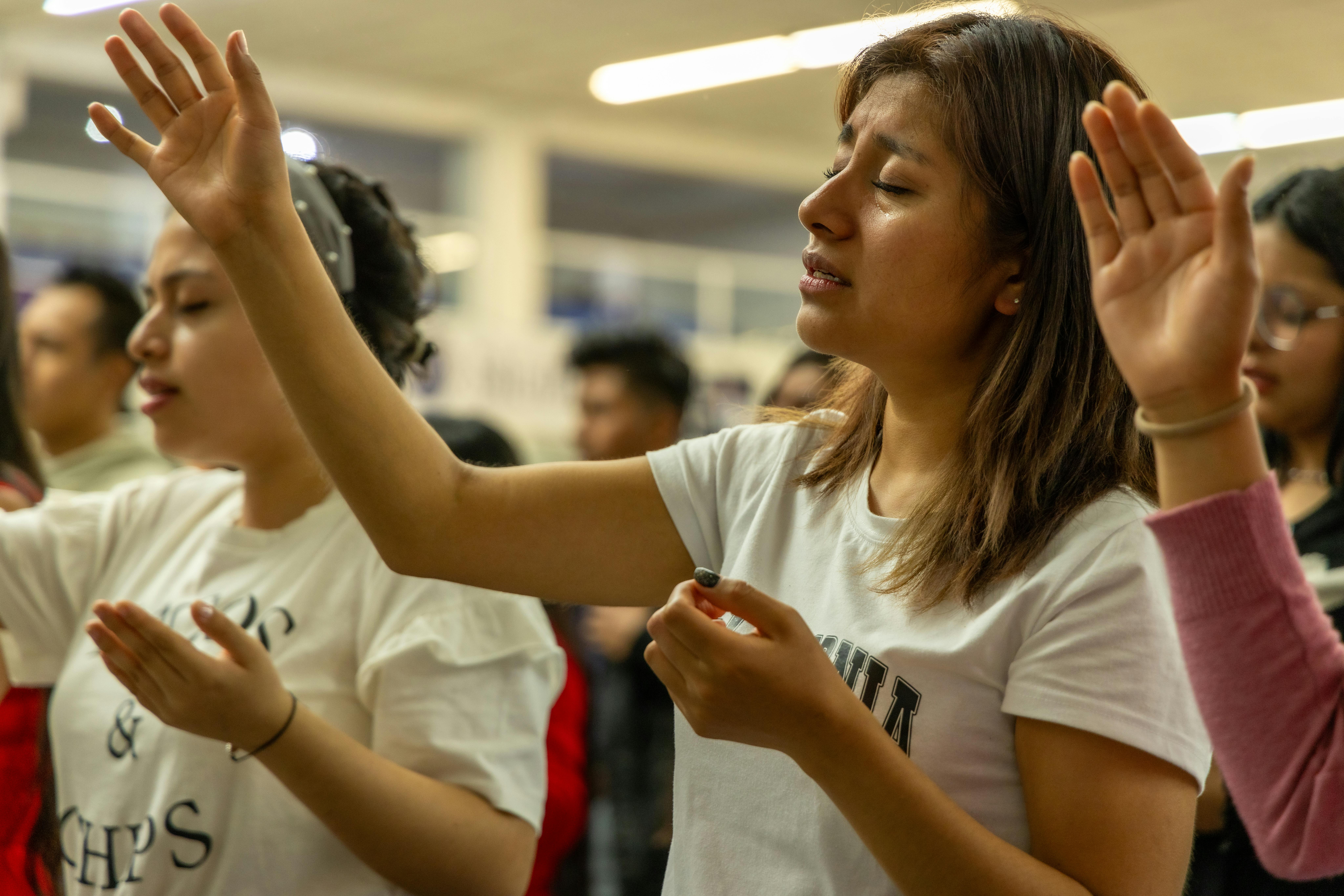 Women Praying on Gathering · Free Stock Photo