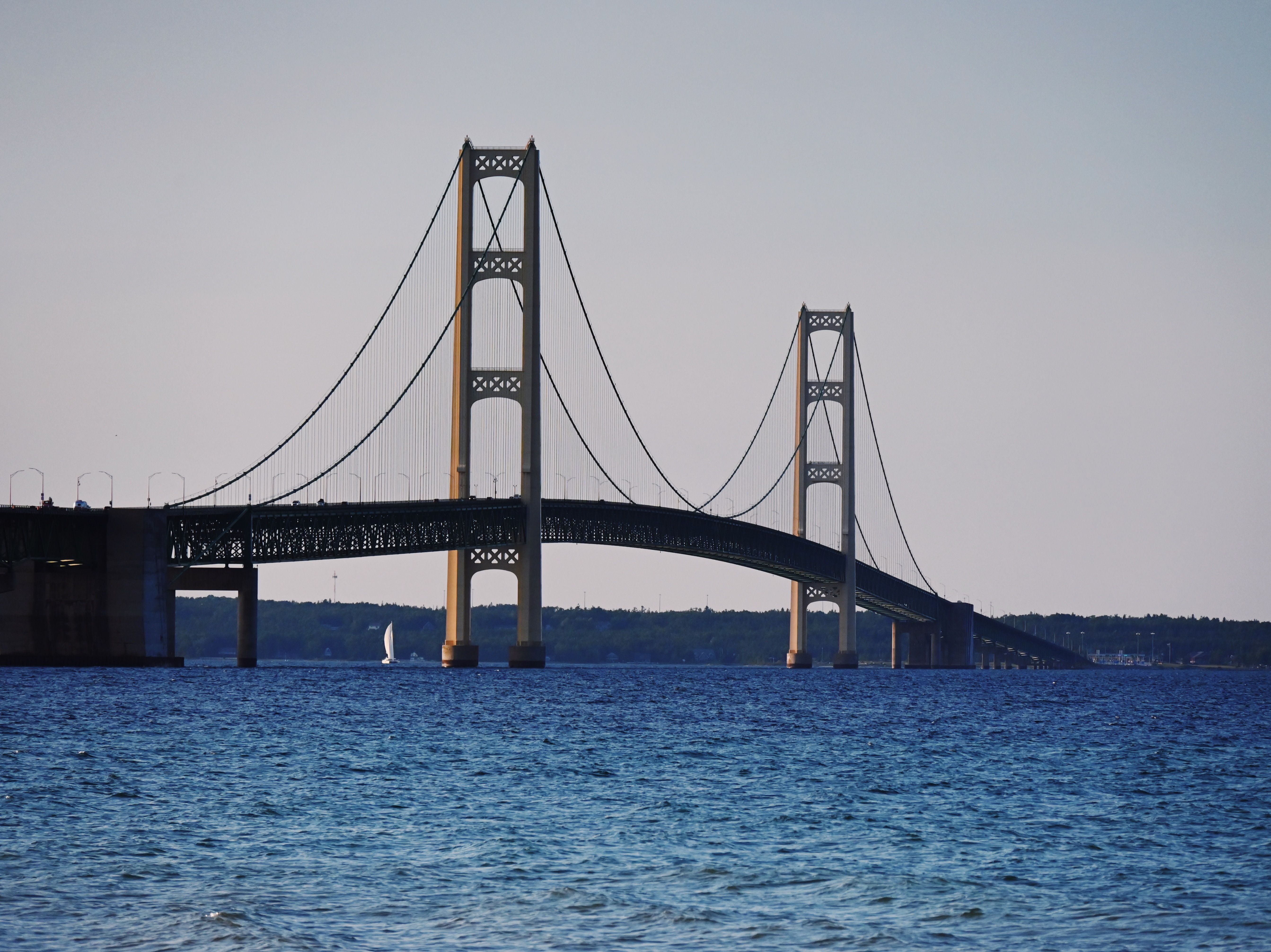 Suspension Bridge in Michigan · Free Stock Photo