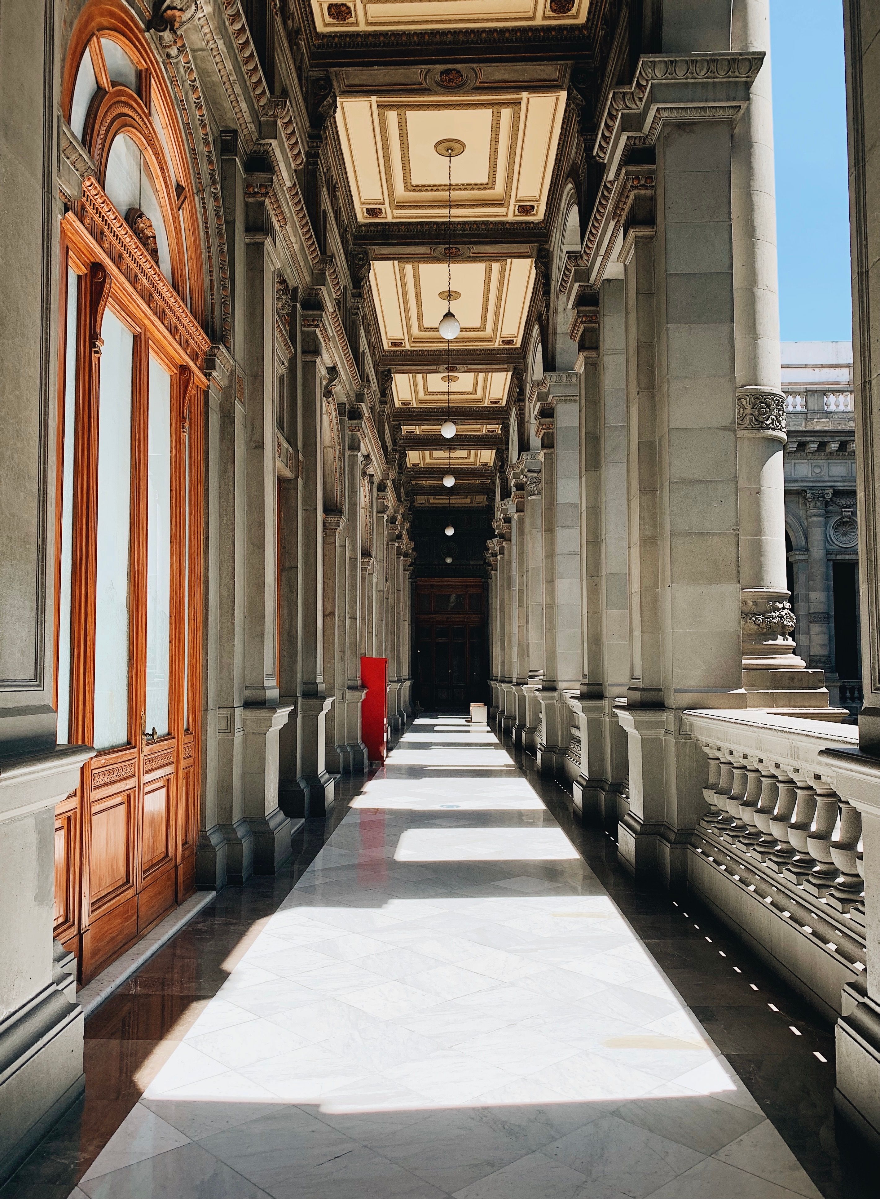 Pasillo Del Museo Nacional De Arte De La Ciudad De México · Foto de ...