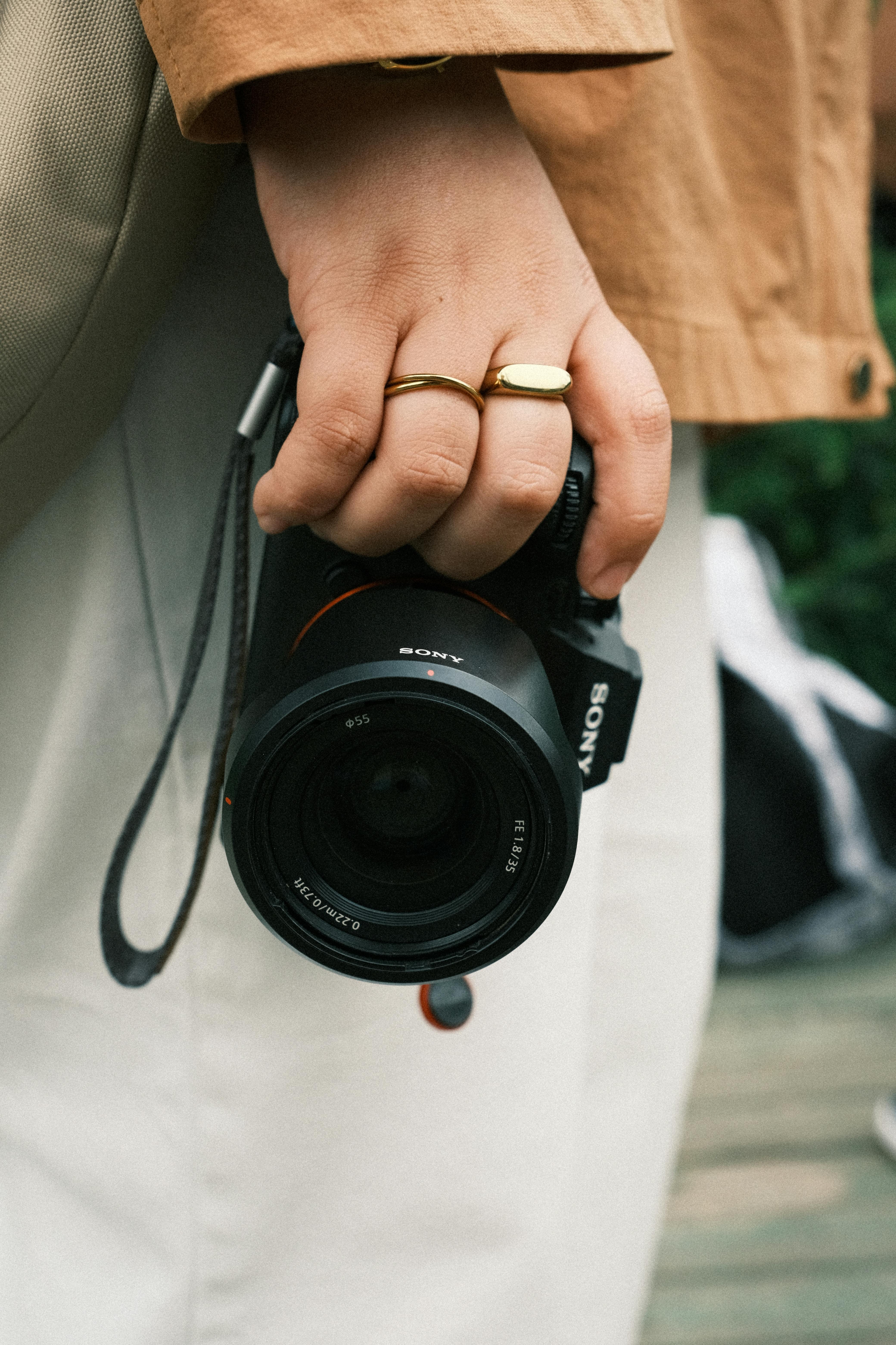 Close up of Hand Holding Camera · Free Stock Photo