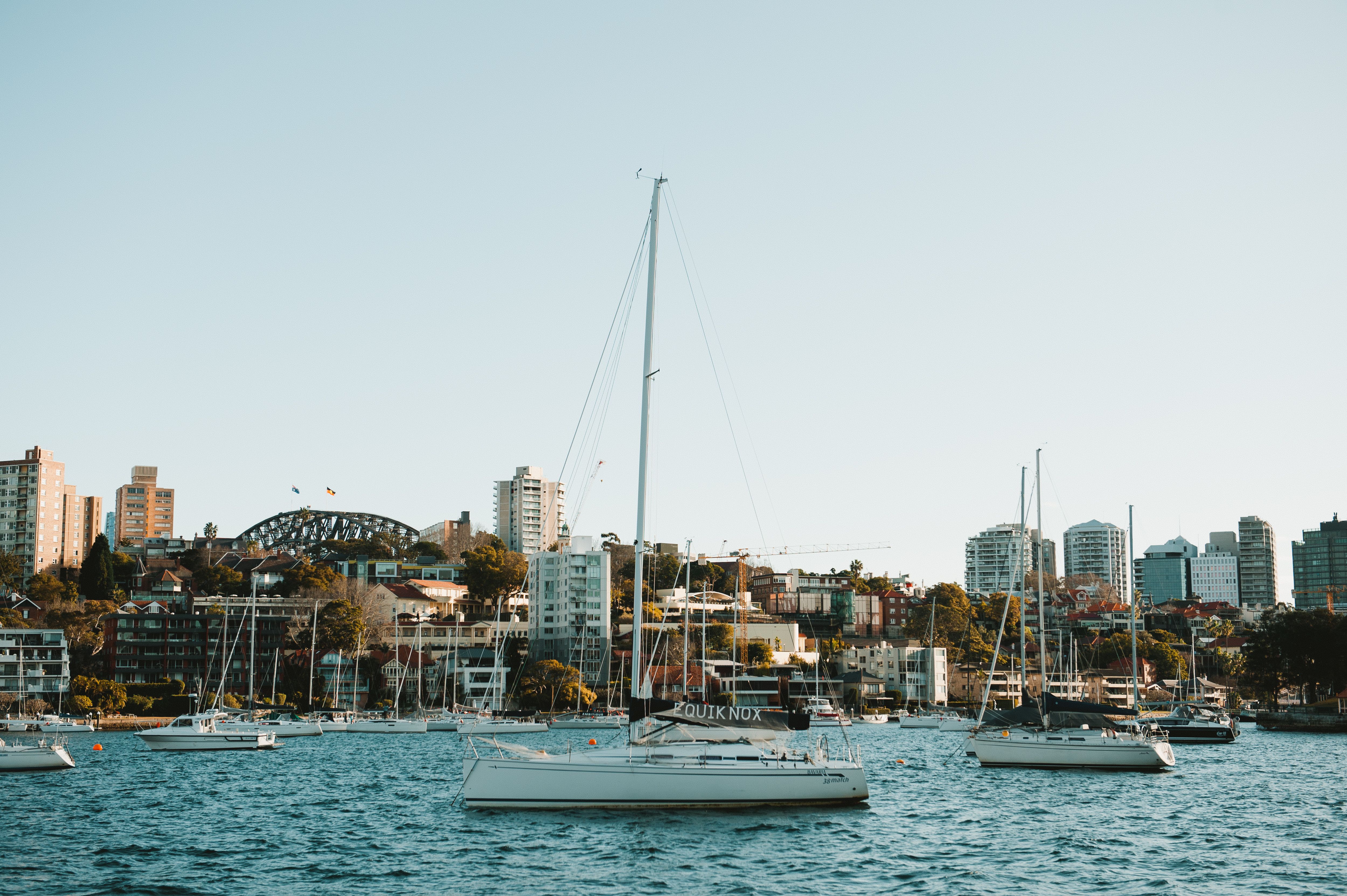 Sydney Harbour Bridge over the Sydney Harbour in Australia · Free Stock ...
