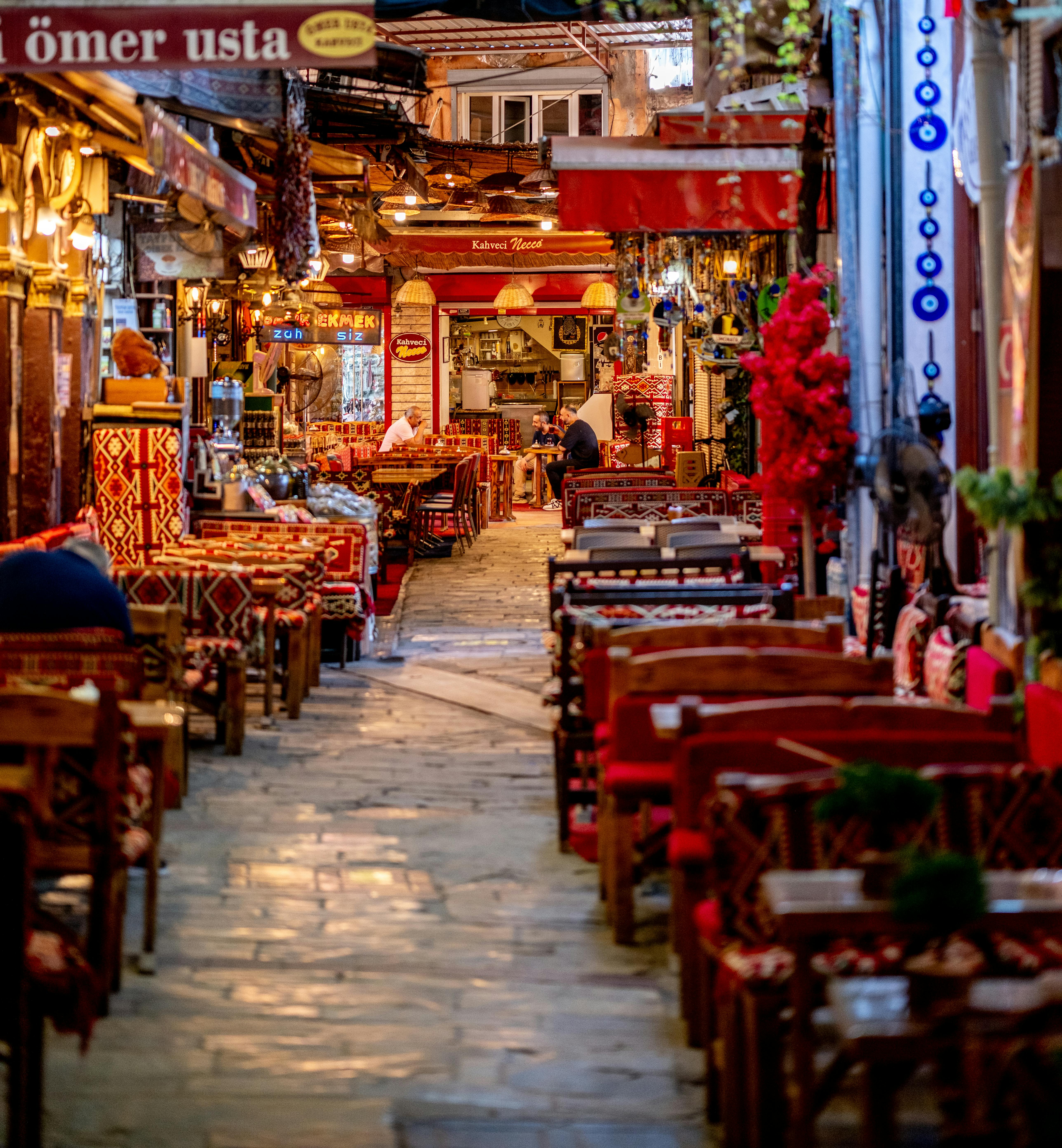 Restaurants at Kemeralti Bazaar in Izmir · Free Stock Photo
