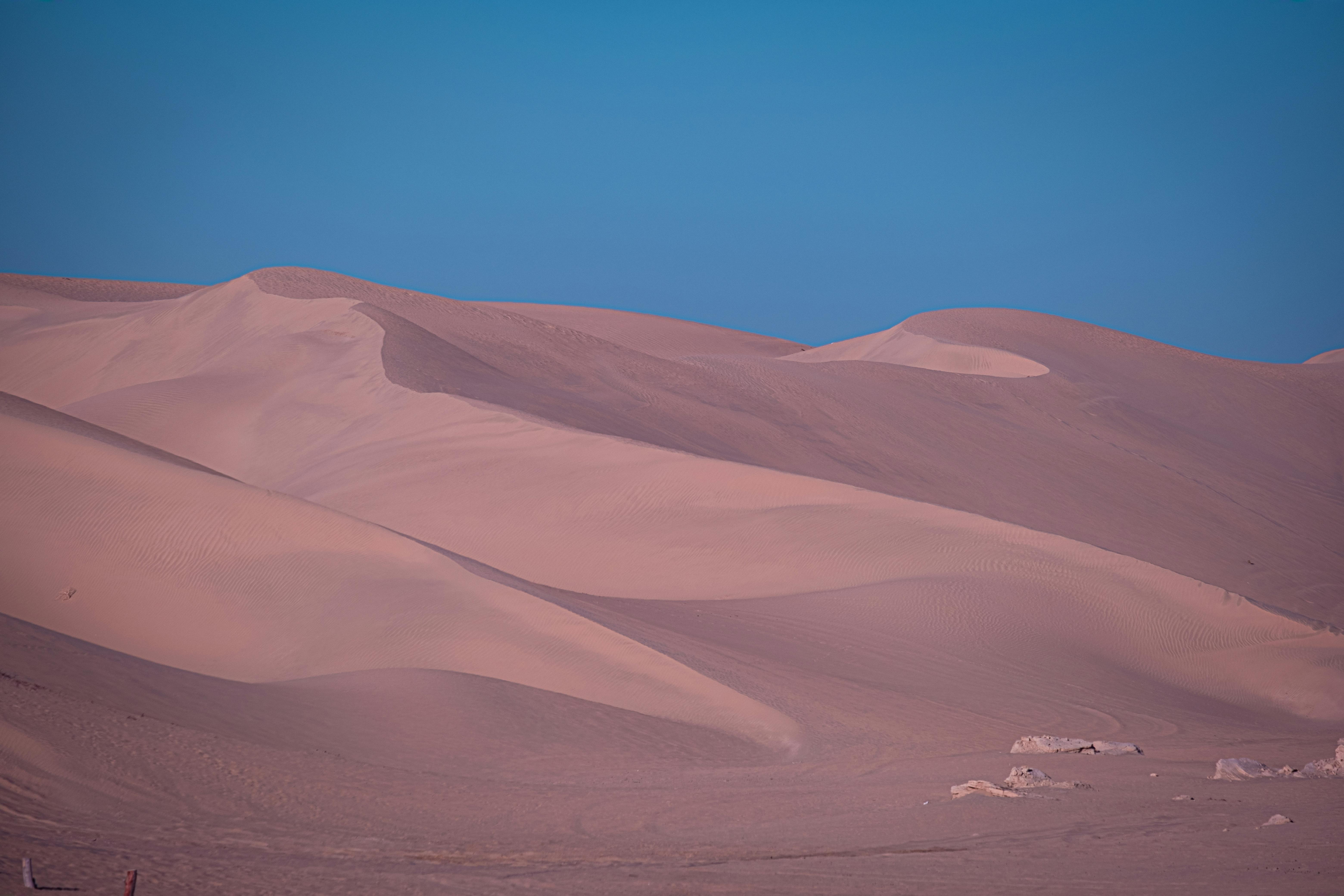 Desert Sand Under Clear Sky · Free Stock Photo