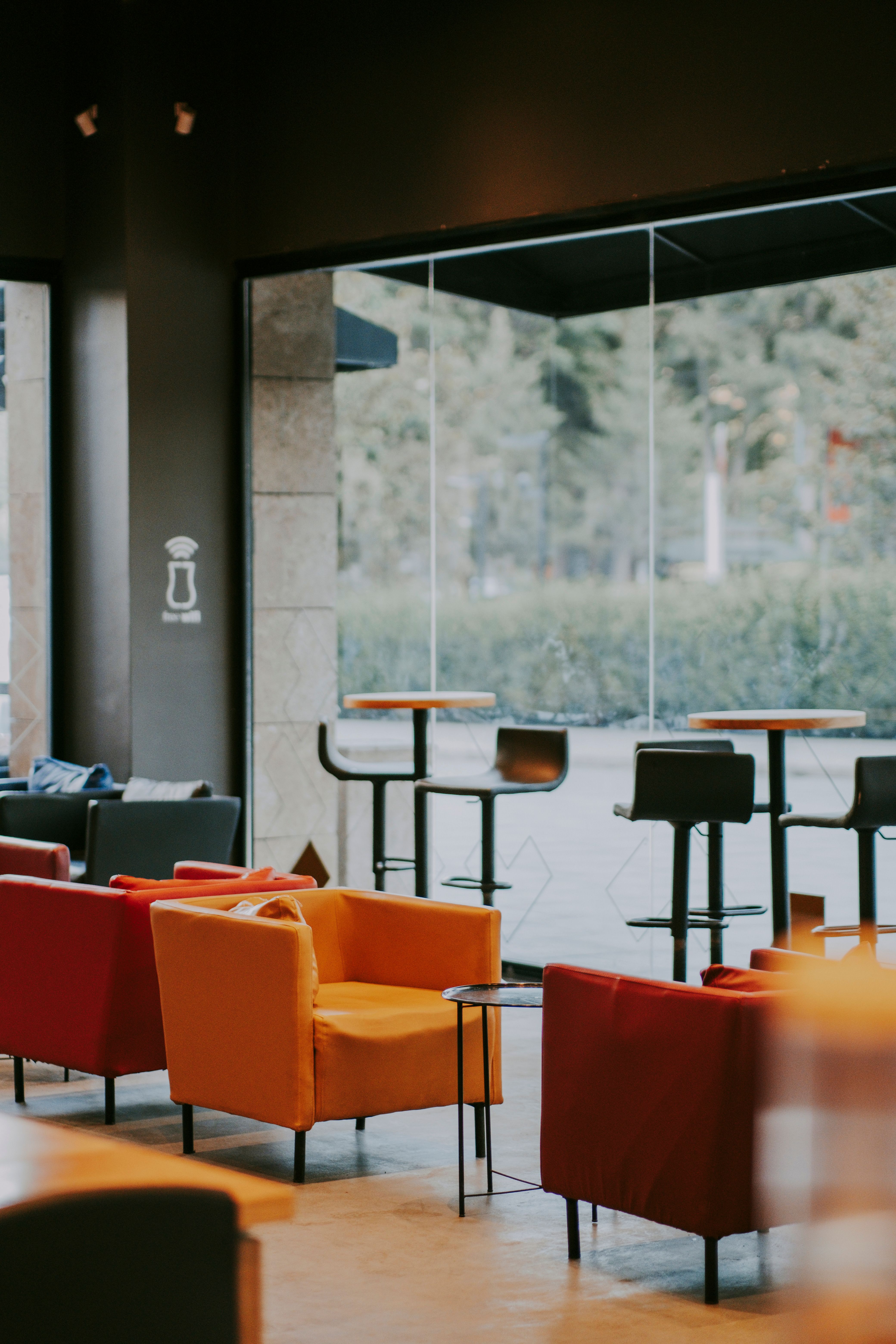 Interior of a Cafeteria · Free Stock Photo