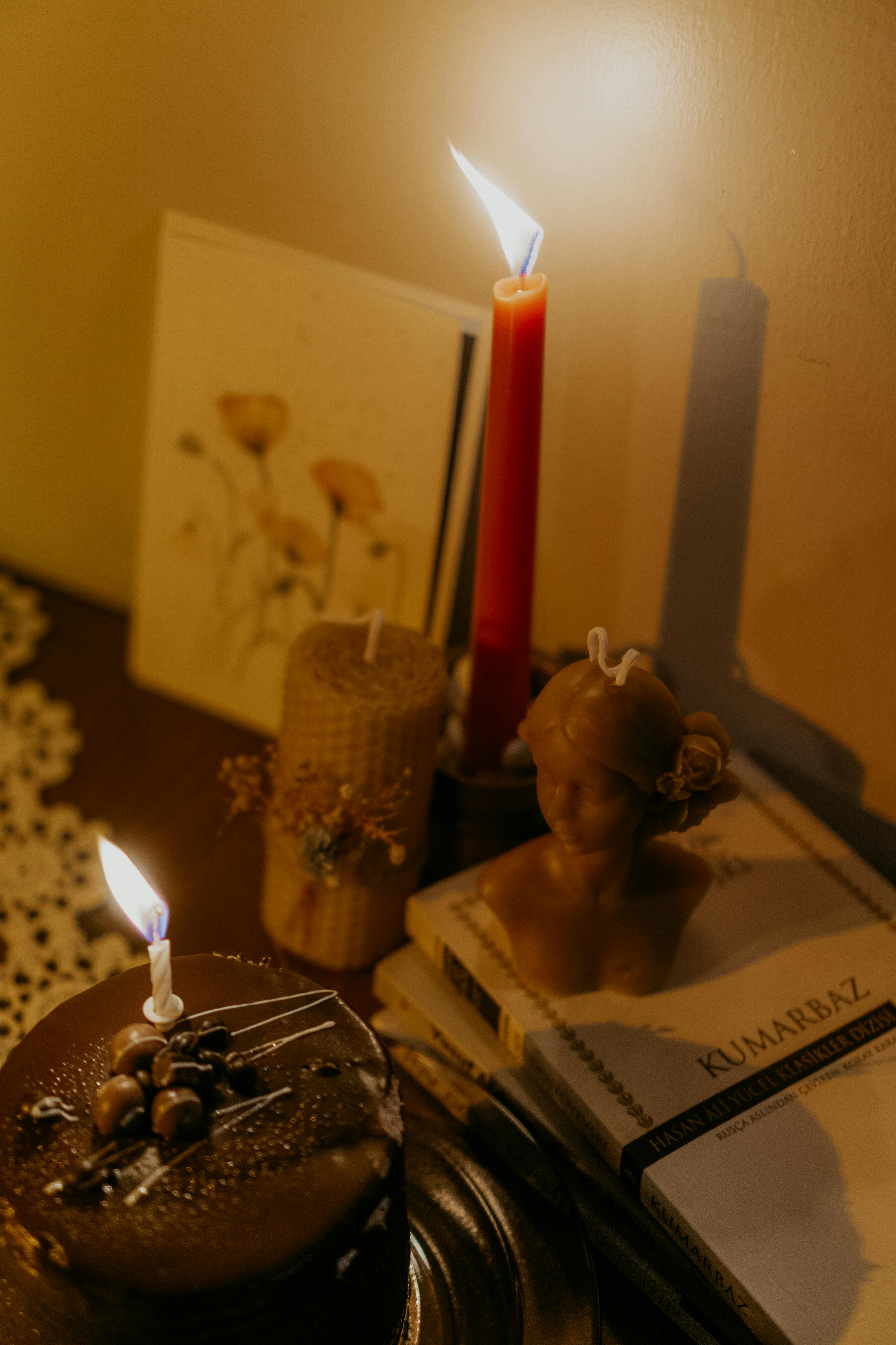 Orange Candle · Free Stock Photo