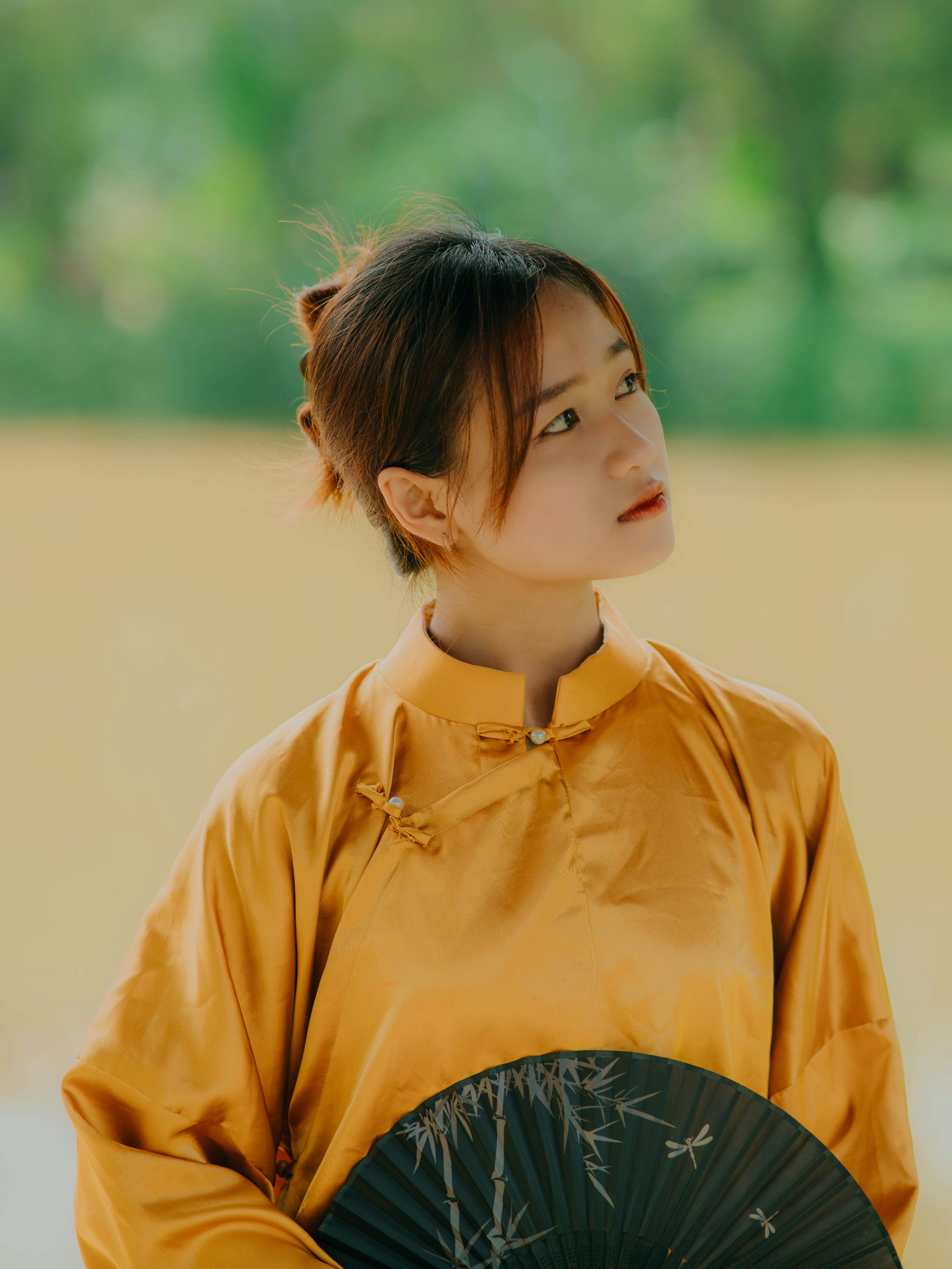 Woman in Yellow, Traditional Clothing · Free Stock Photo