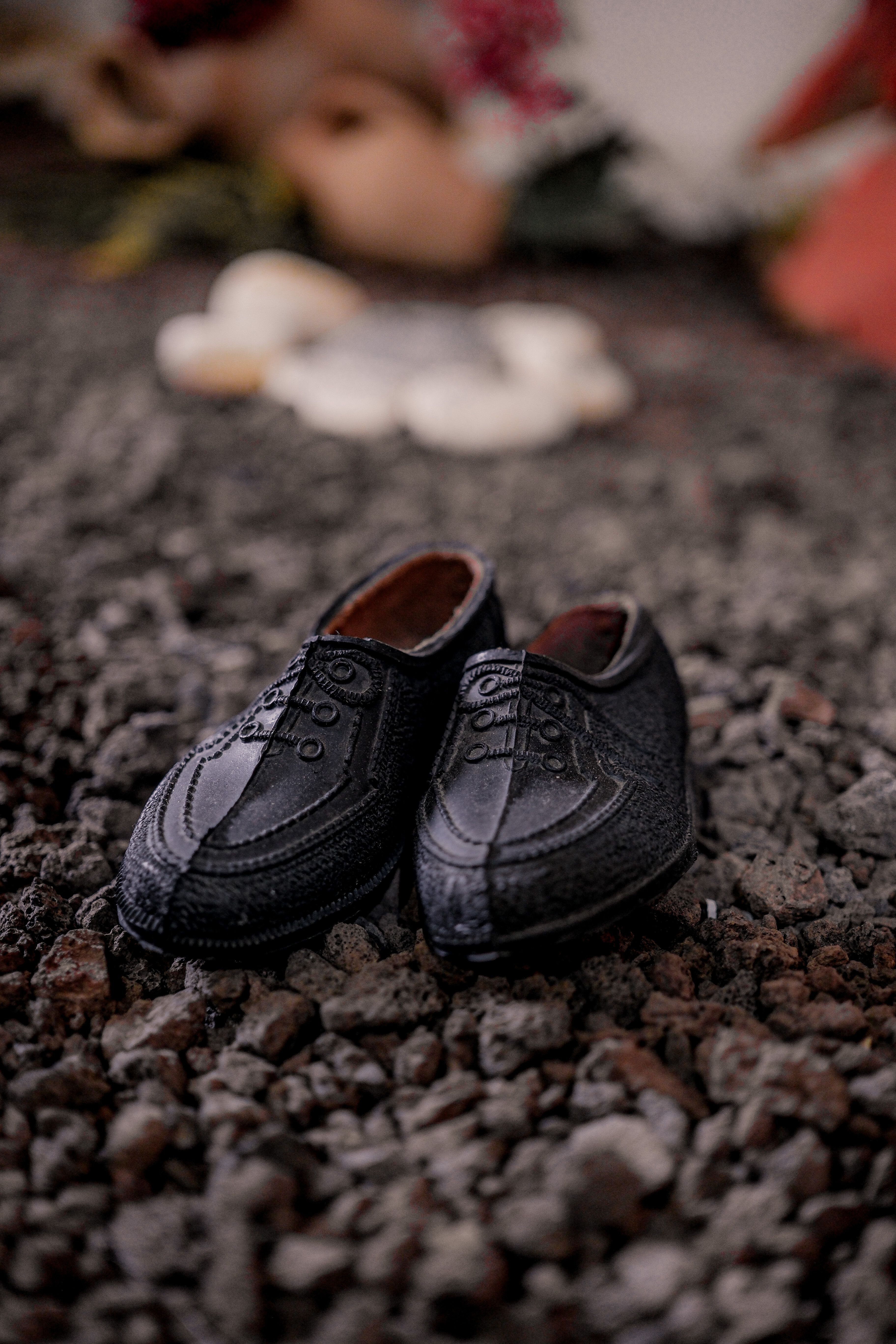 Leather Shoes on Stones · Free Stock Photo