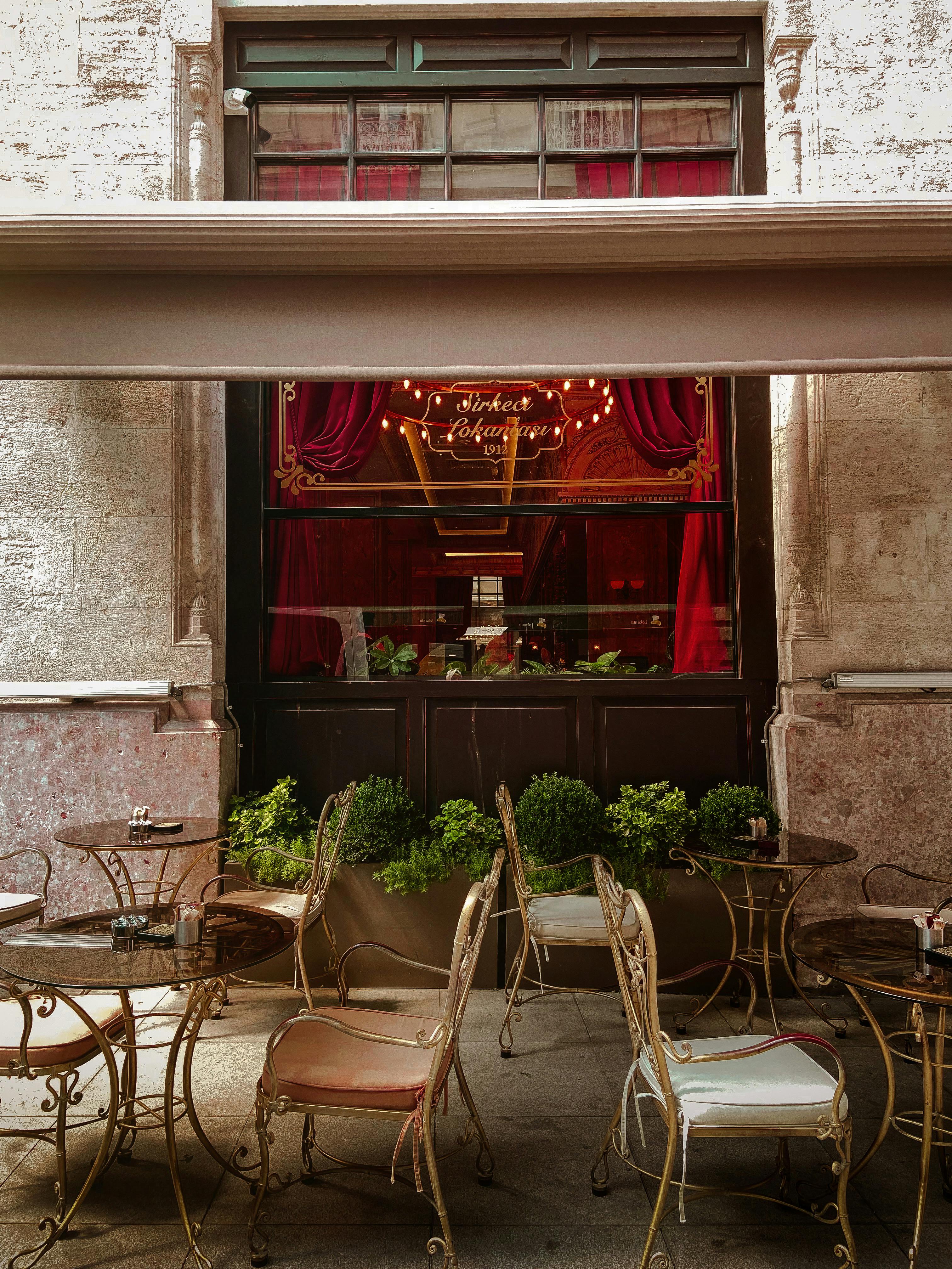 Cafe Tables and Chair · Free Stock Photo