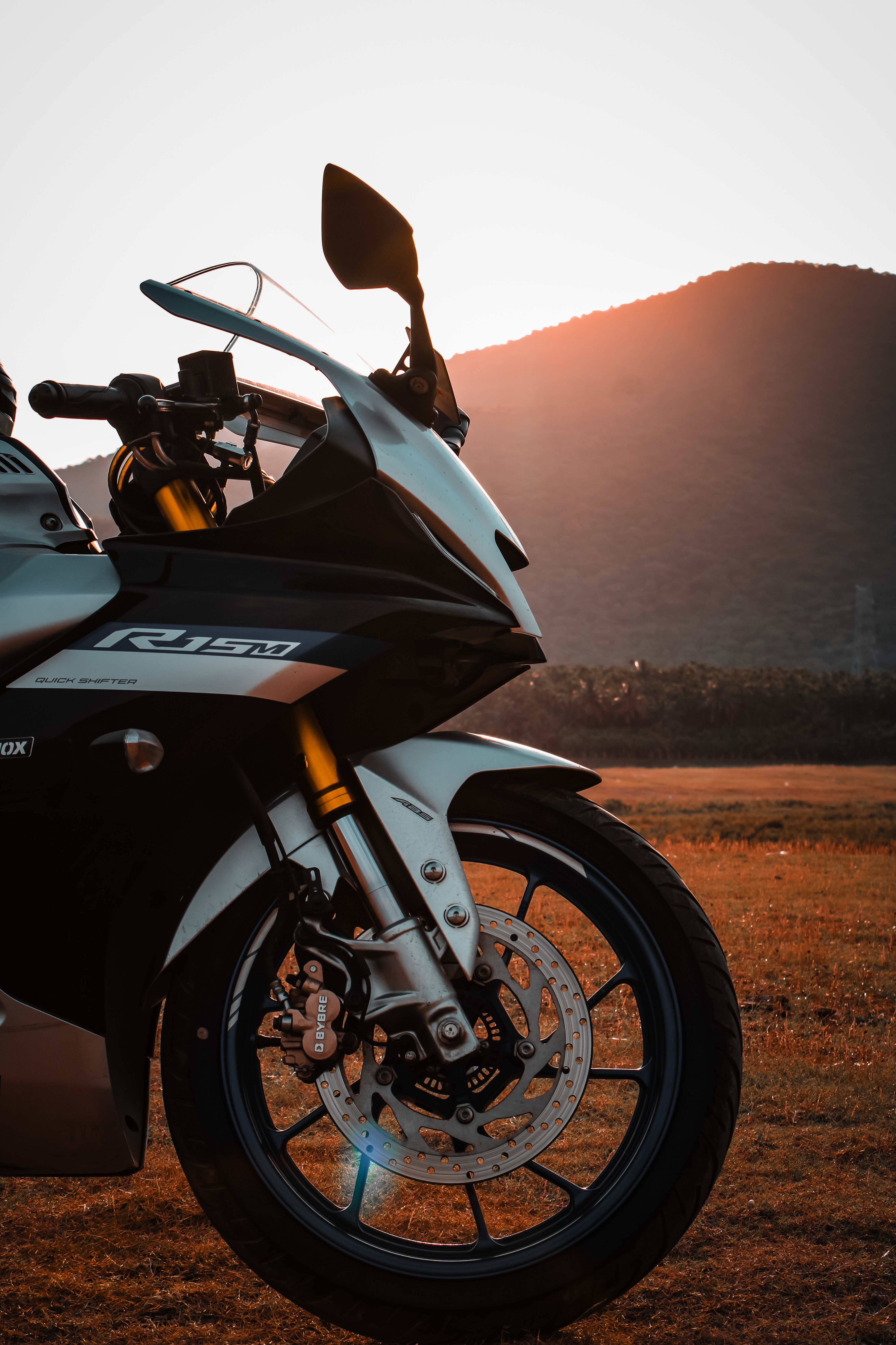 Motorcycle at Sunrise · Free Stock Photo