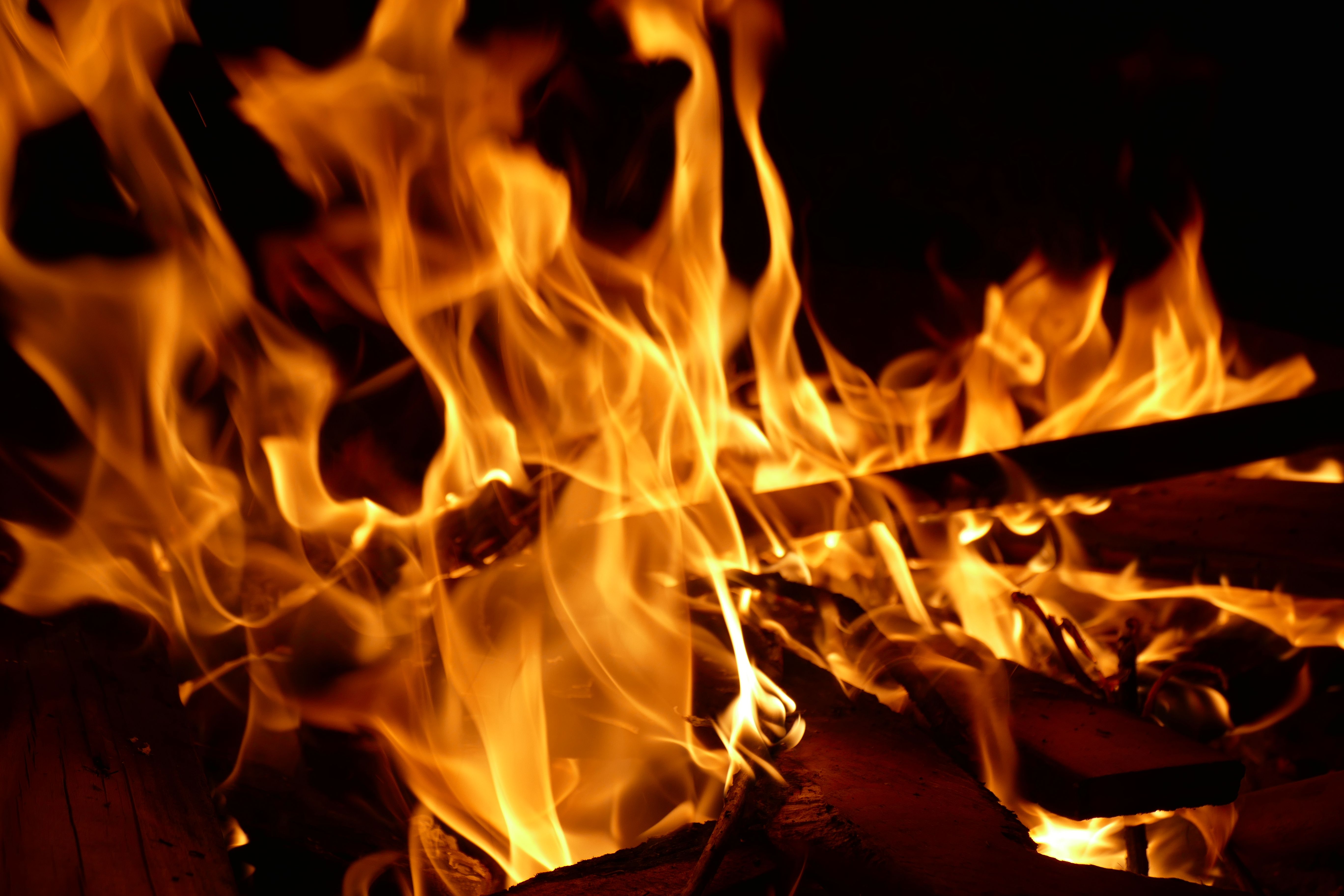 Flames in Close Up · Free Stock Photo
