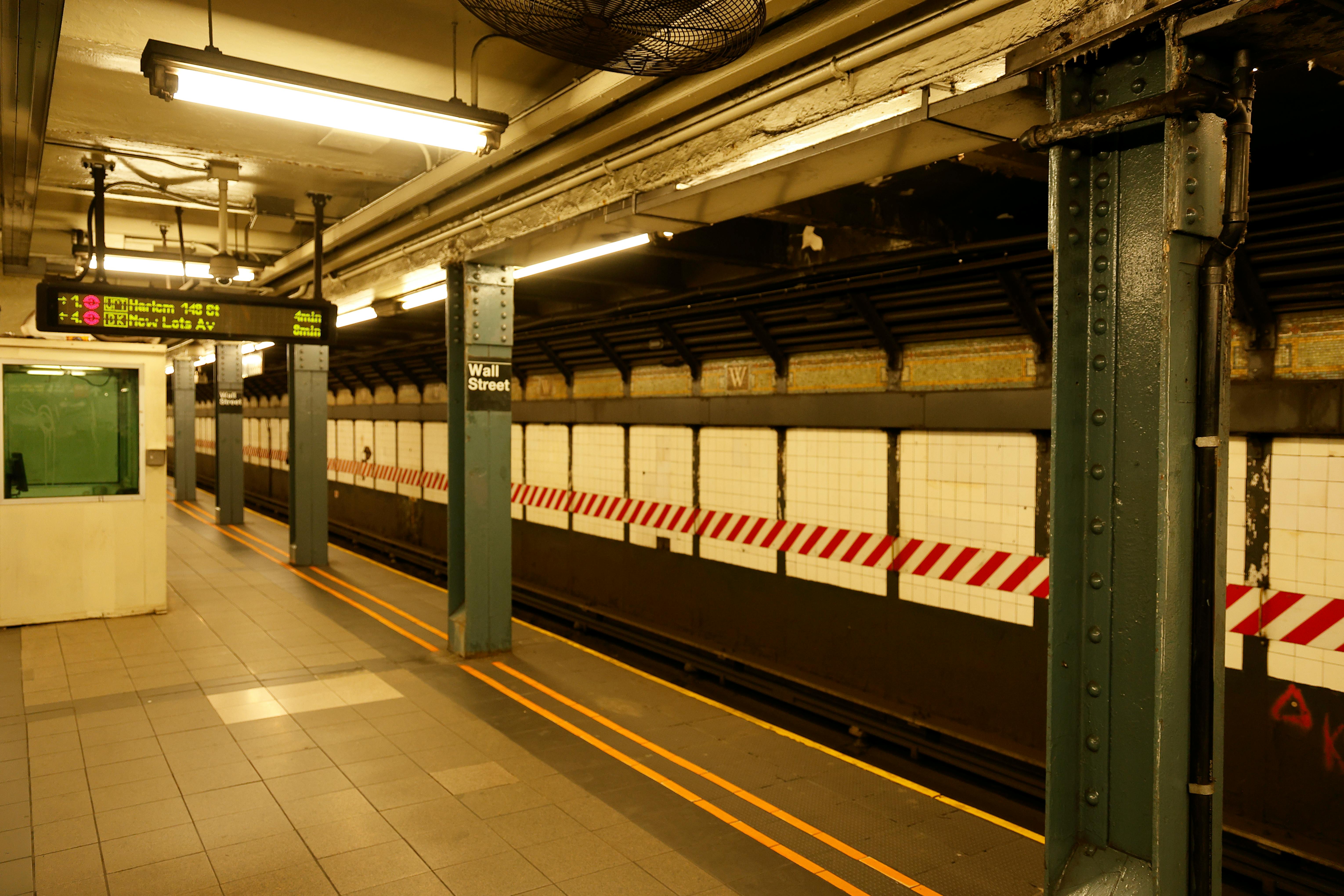 Subway Train Station Stairs