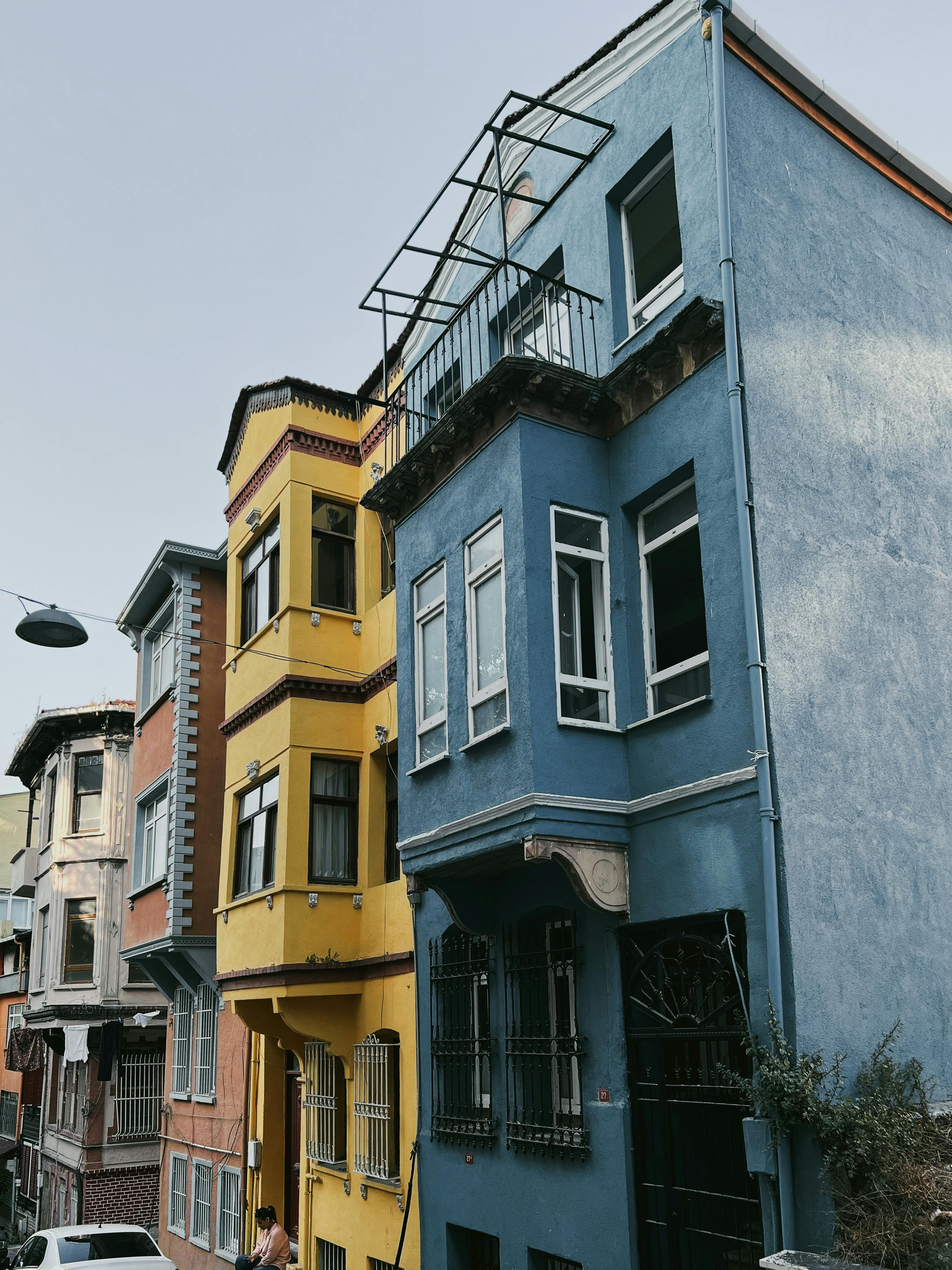 Multi-colored Concrete Building · Free Stock Photo