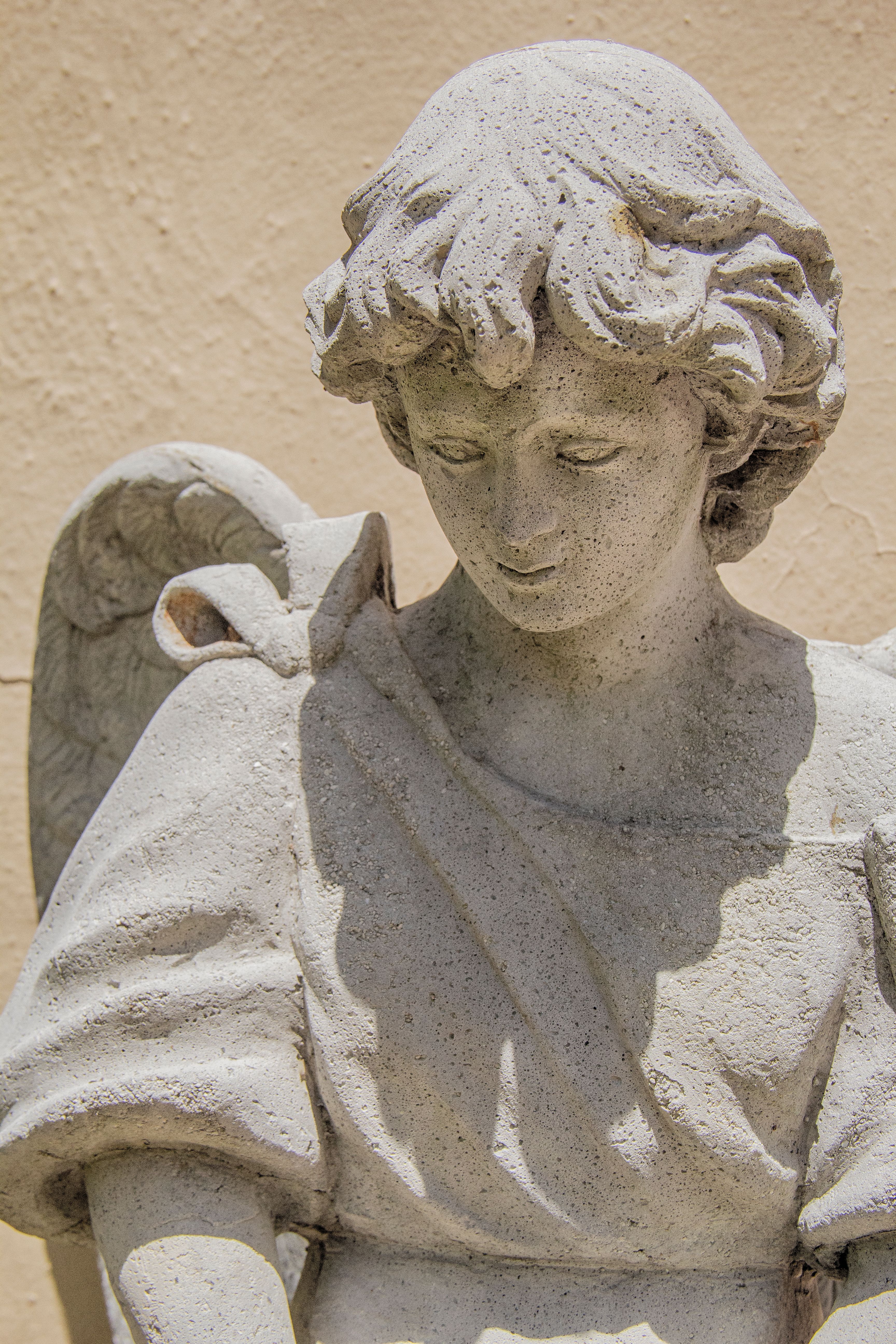 White Angel Sculpture · Free Stock Photo