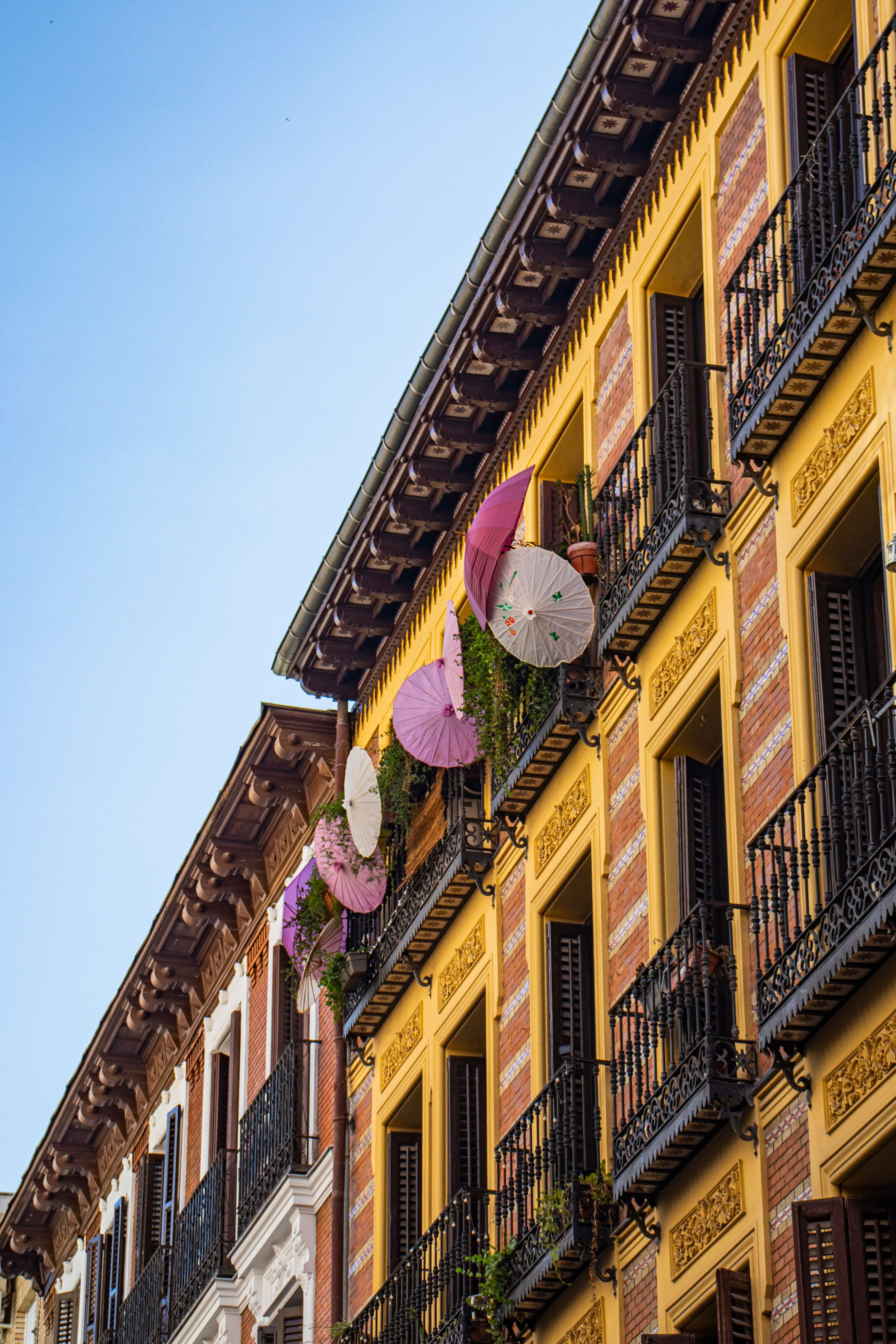 Facade of a Traditional French Apartment Building · Free Stock Photo