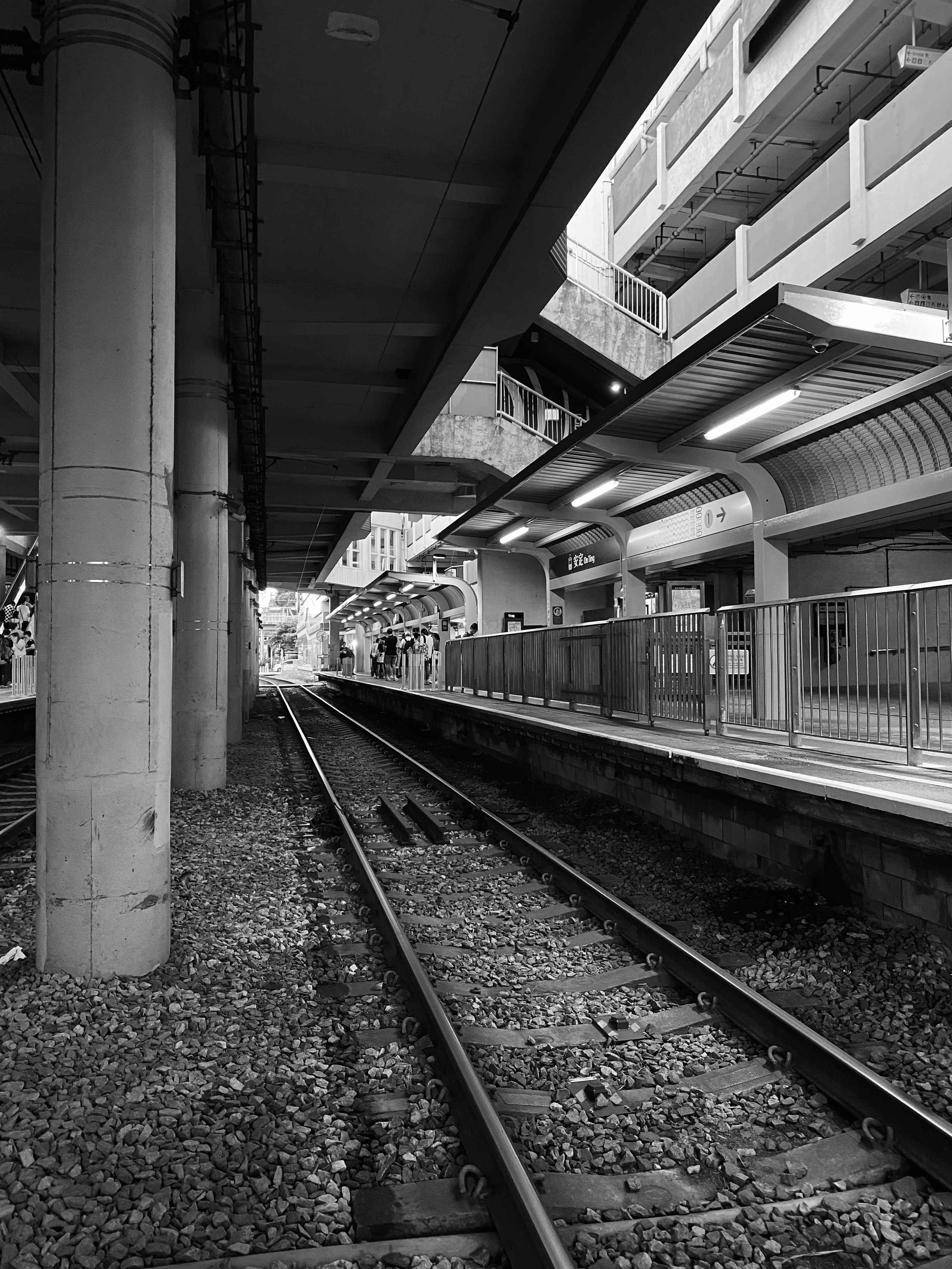 Platform Station with Railing · Free Stock Photo