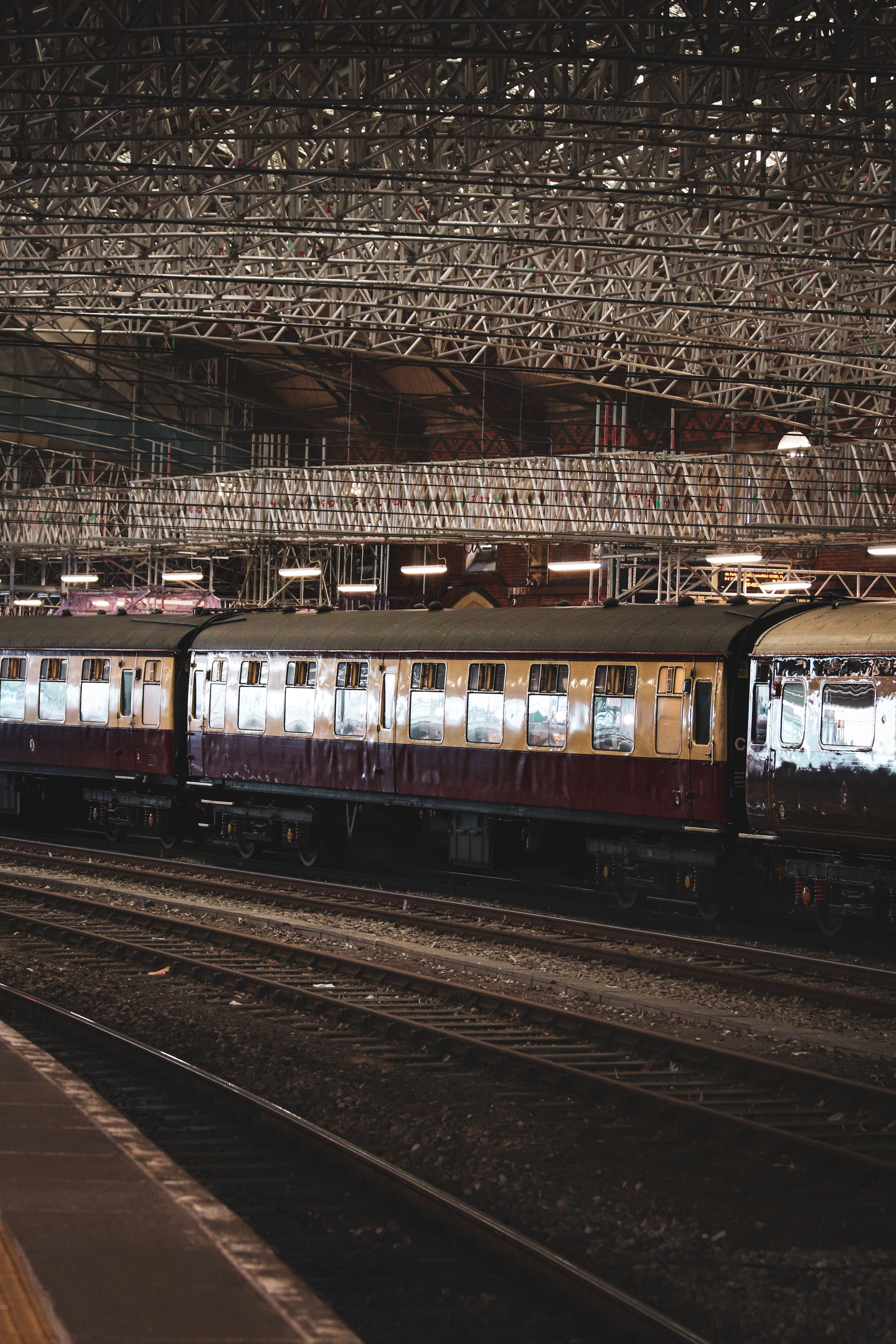 Passenger Train Standing in Station · Free Stock Photo