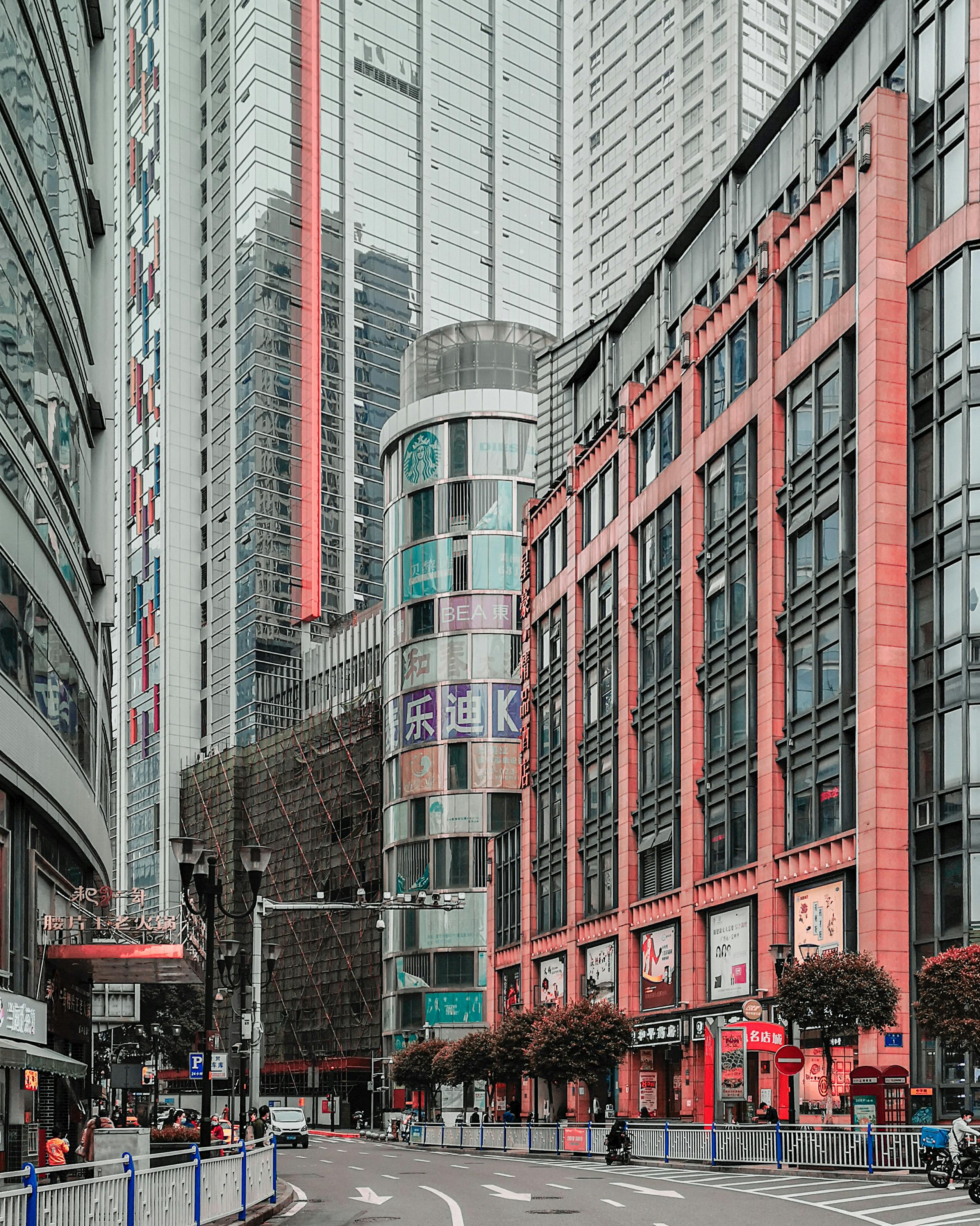 Shopping Mall Between Skyscrapers · Free Stock Photo
