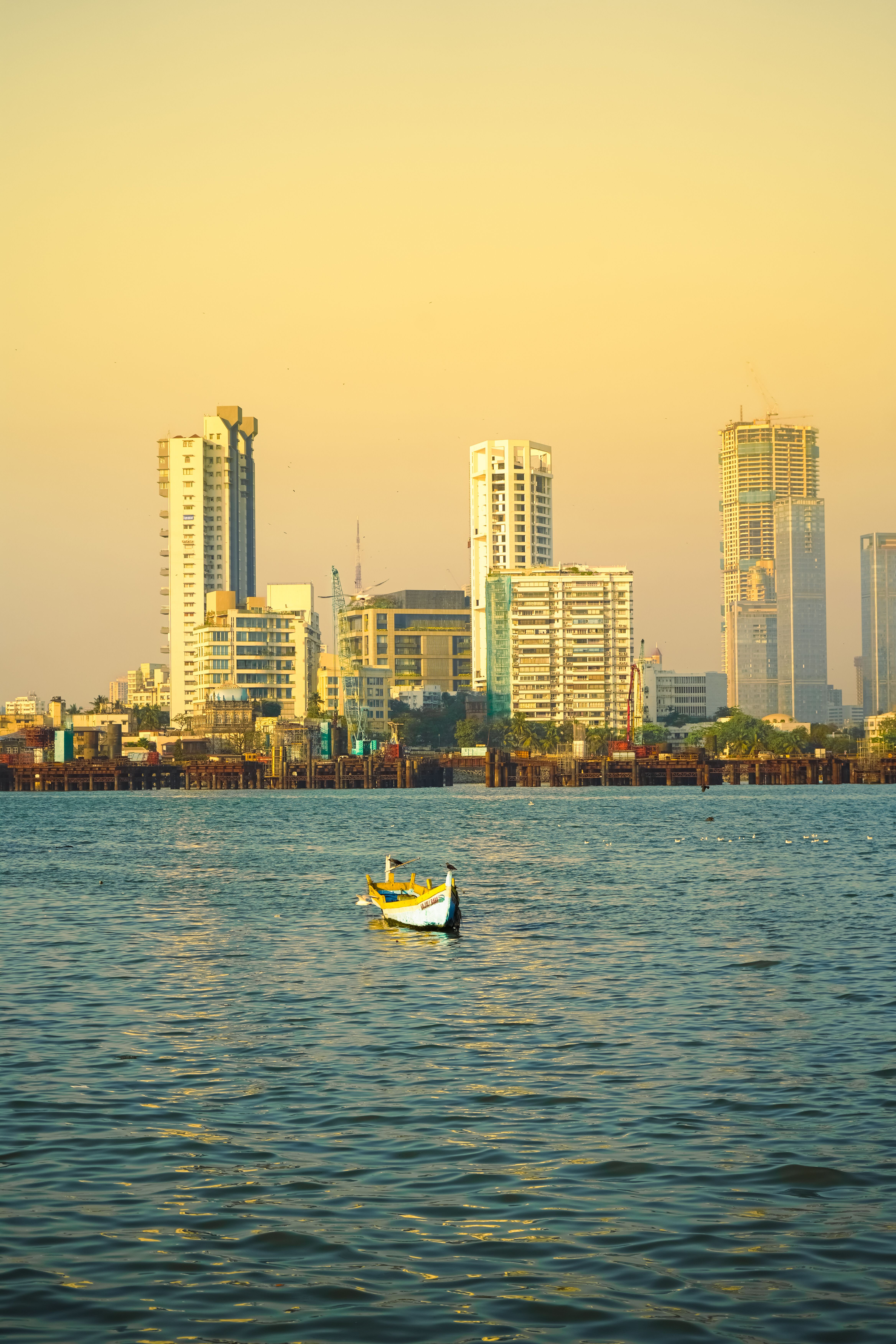 Skyscrapers at Waterfront of Mumbai, India · Free Stock Photo