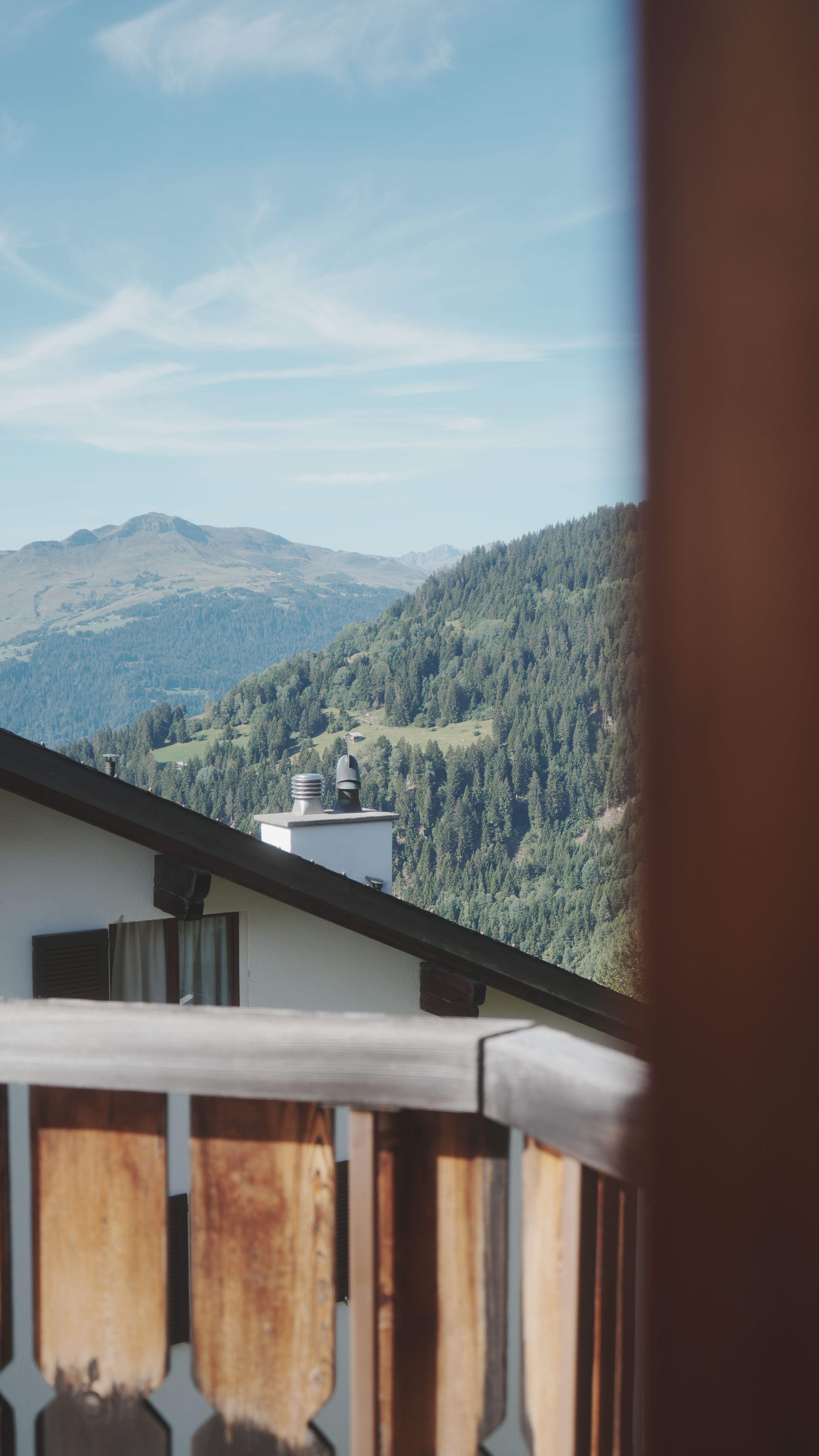 Mountain View From Balcony · Free Stock Photo