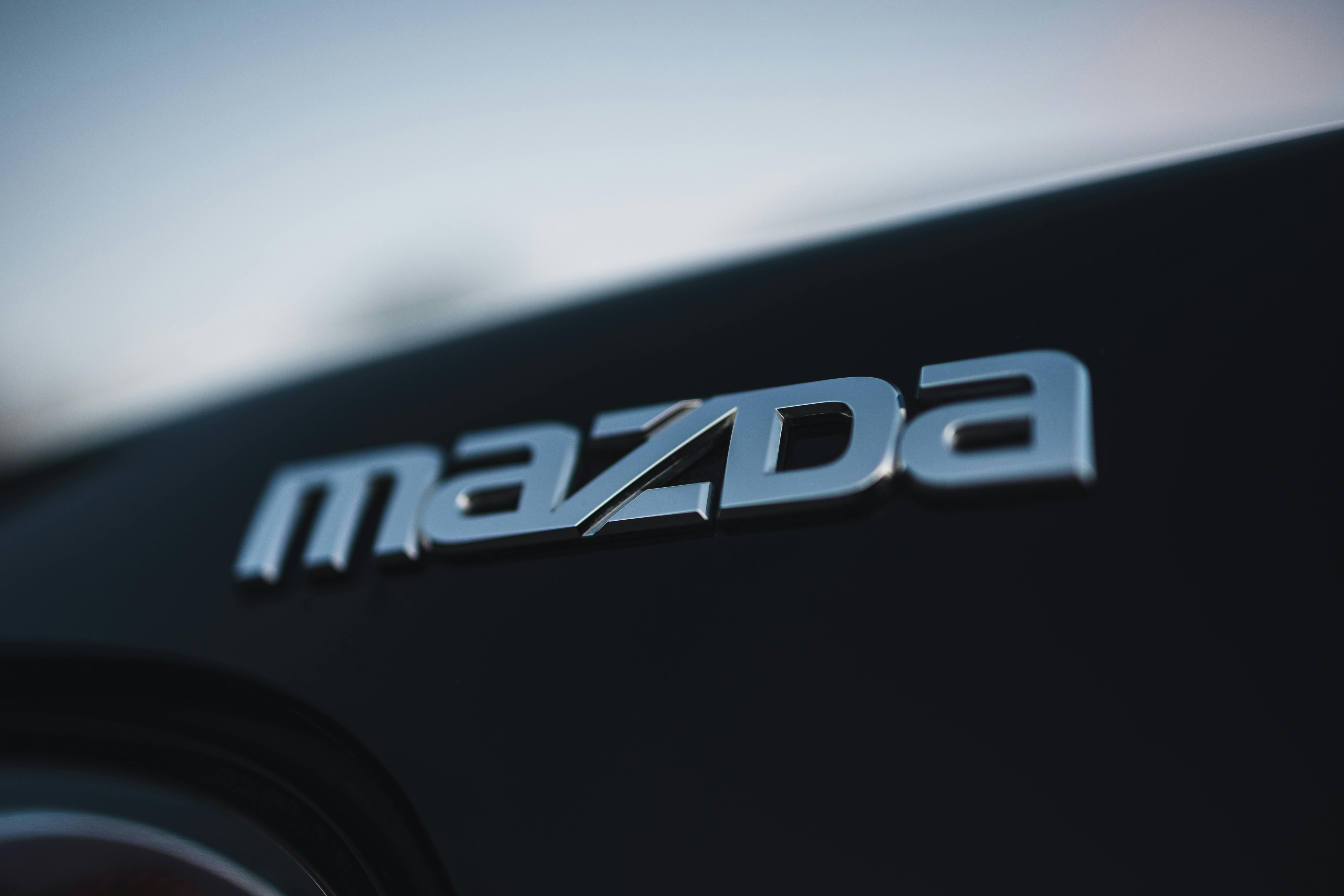 Mazda Name on Car Livery · Free Stock Photo