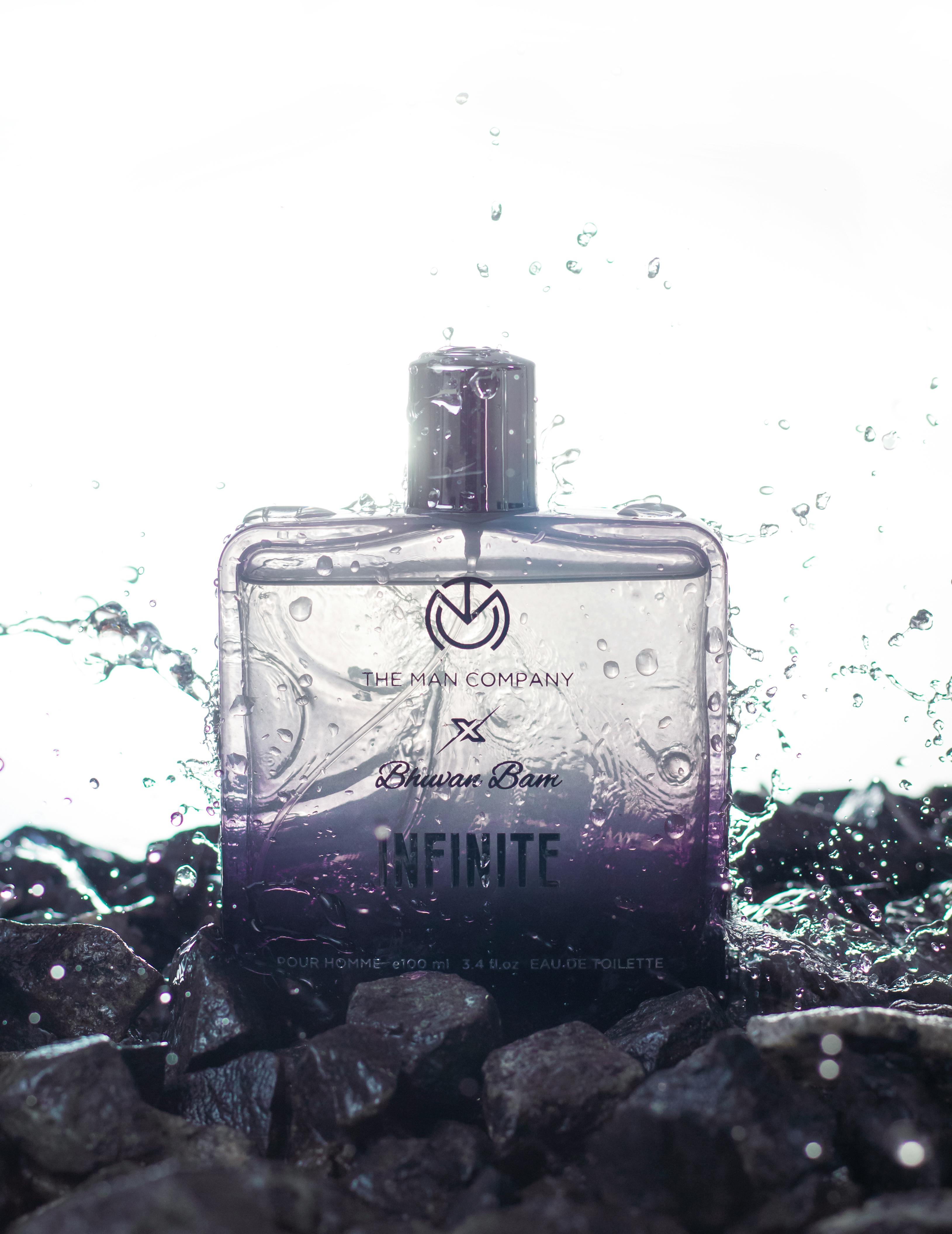 Water Splashing on Perfume Bottle · Free Stock Photo