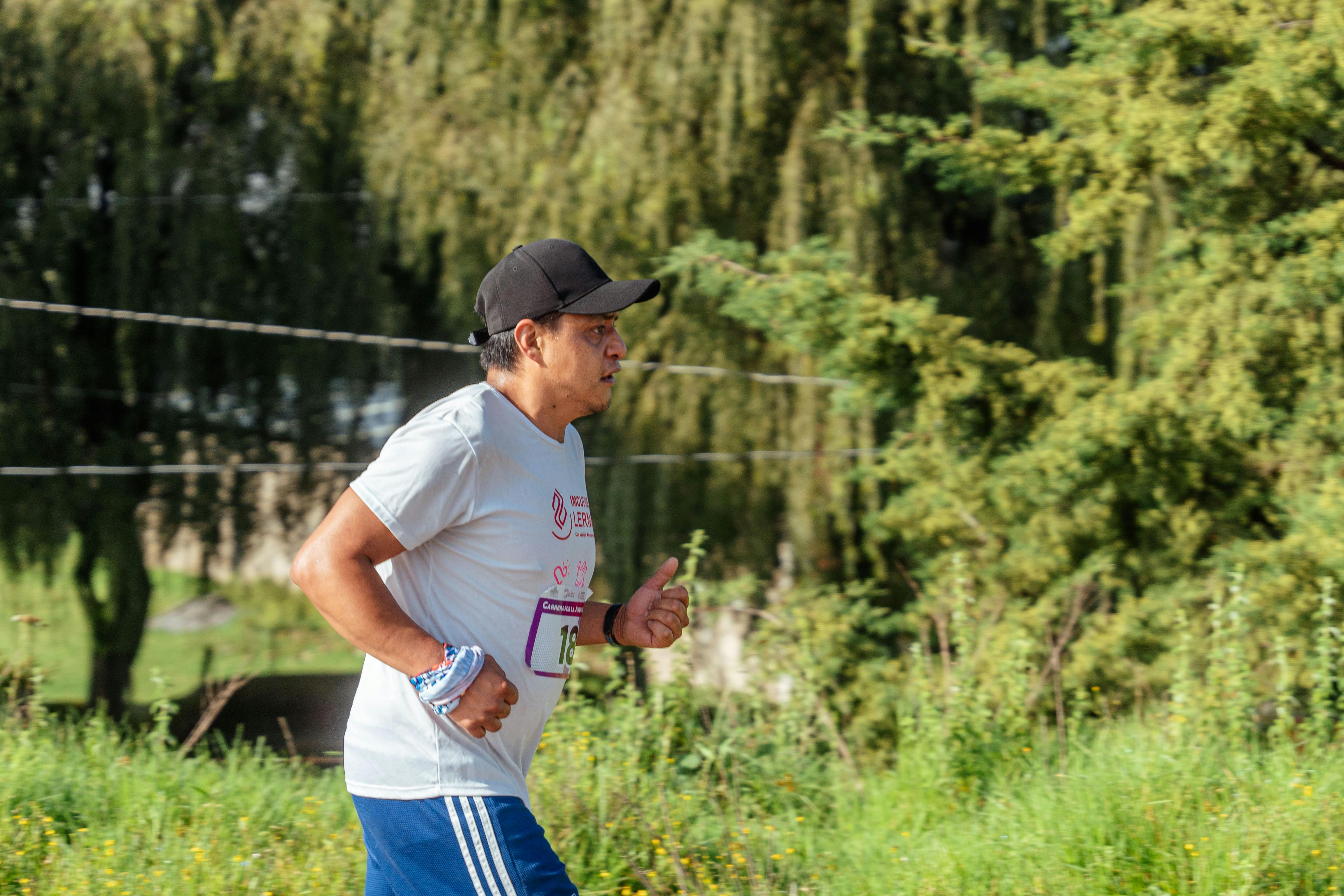 Man Running on a Path · Free Stock Photo