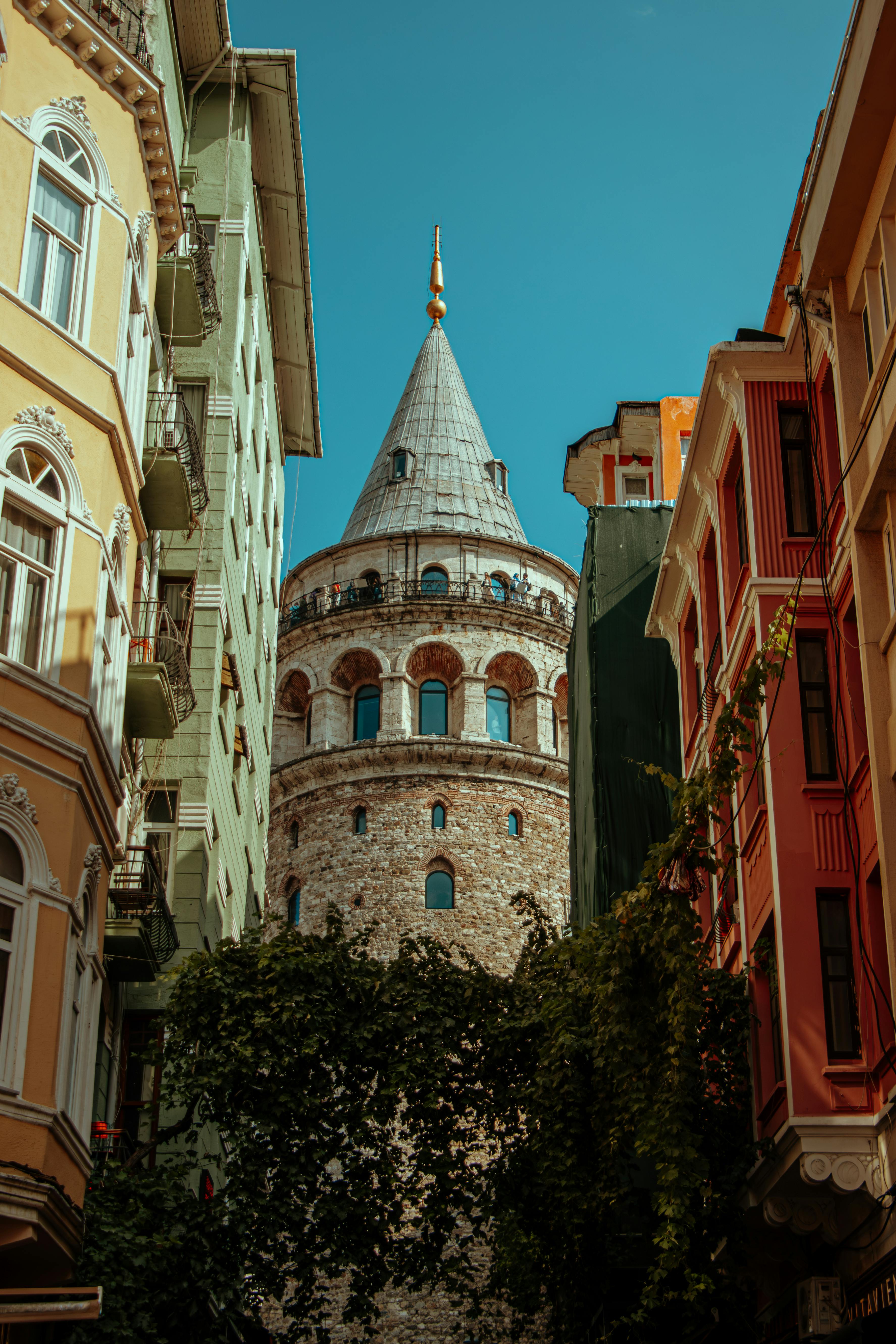Wall of Galata Tower · Free Stock Photo