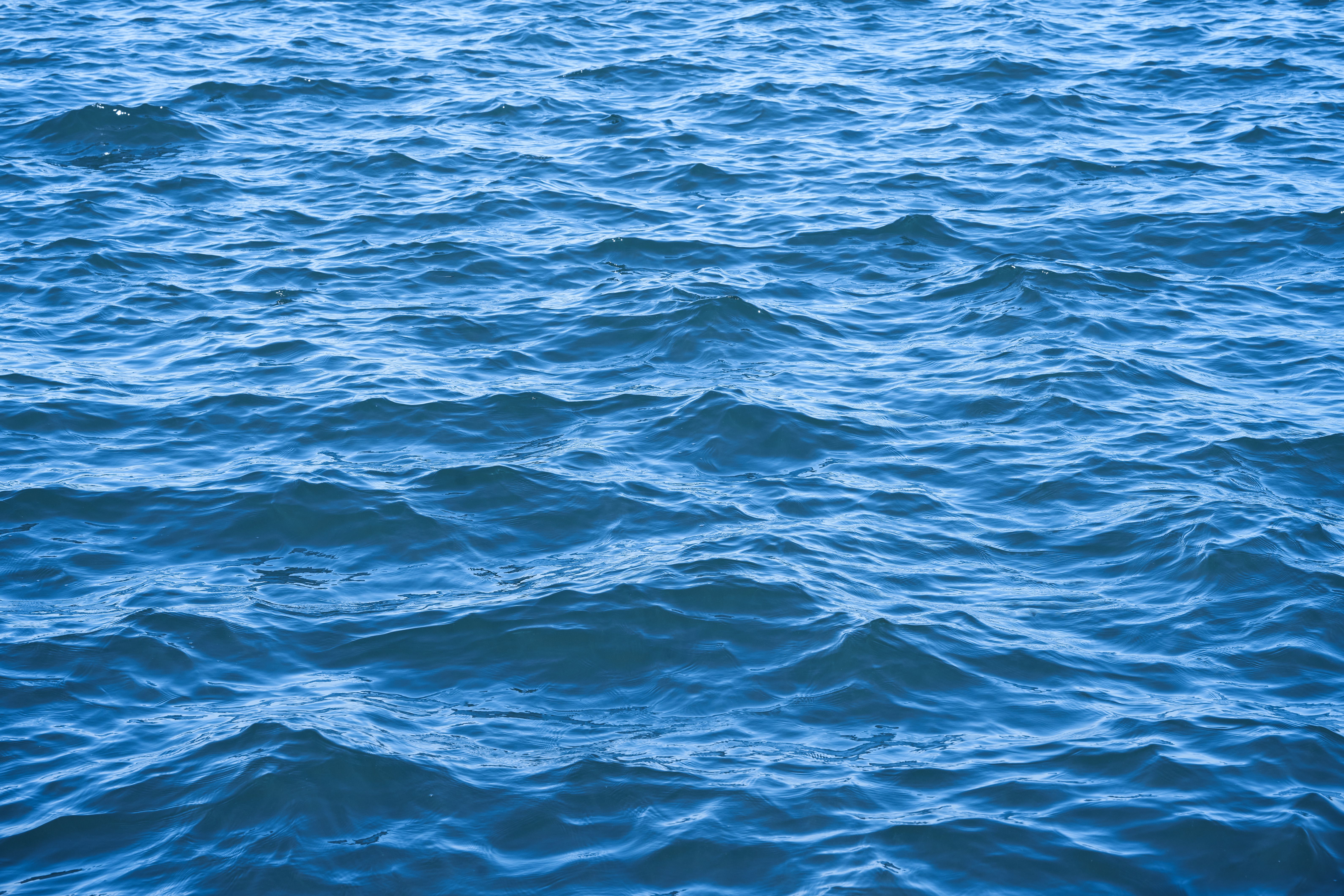 Wavy, Blue Water · Free Stock Photo
