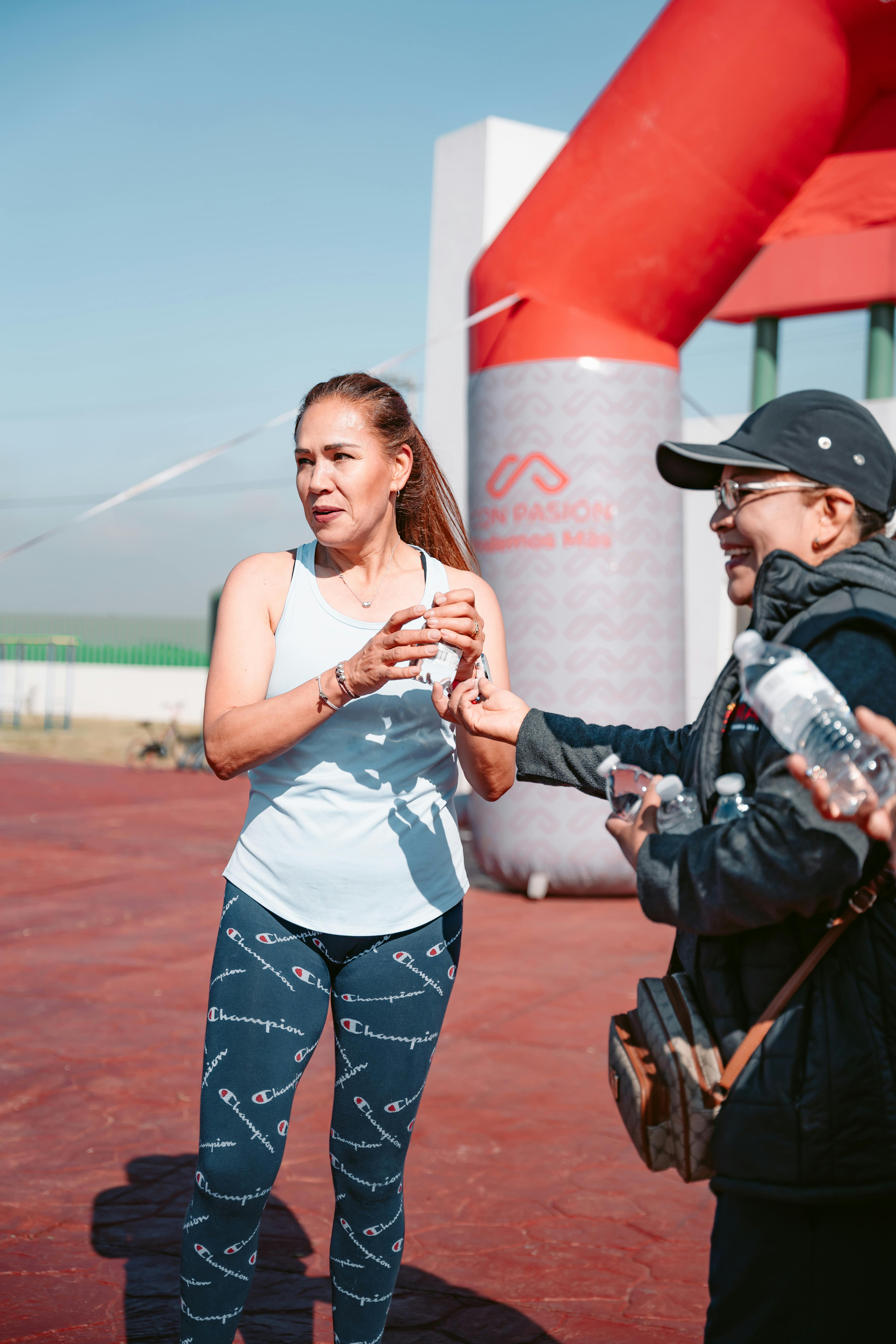 Woman Standing after Race · Free Stock Photo