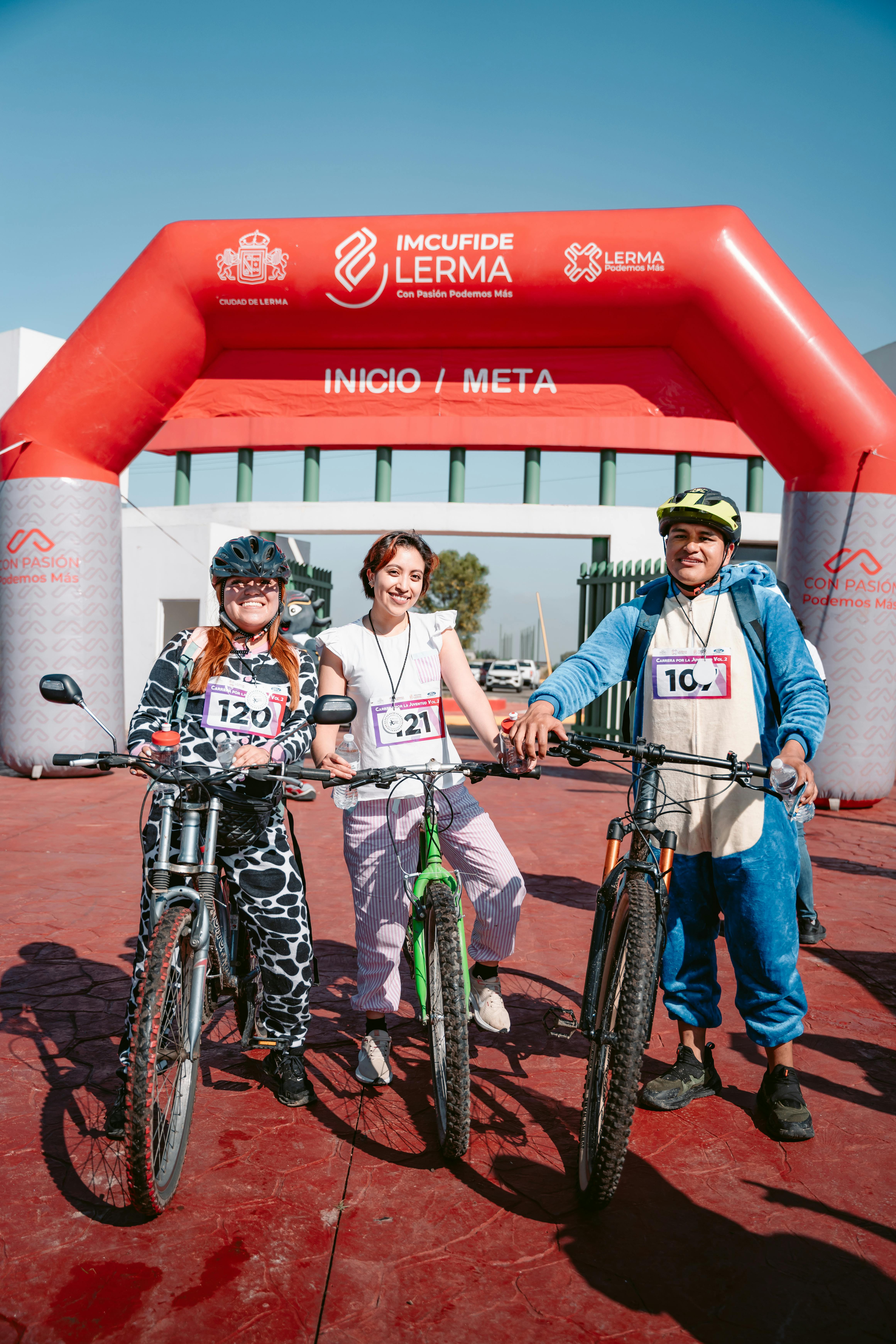 Cyclists Standing on Finish Line after Race · Free Stock Photo