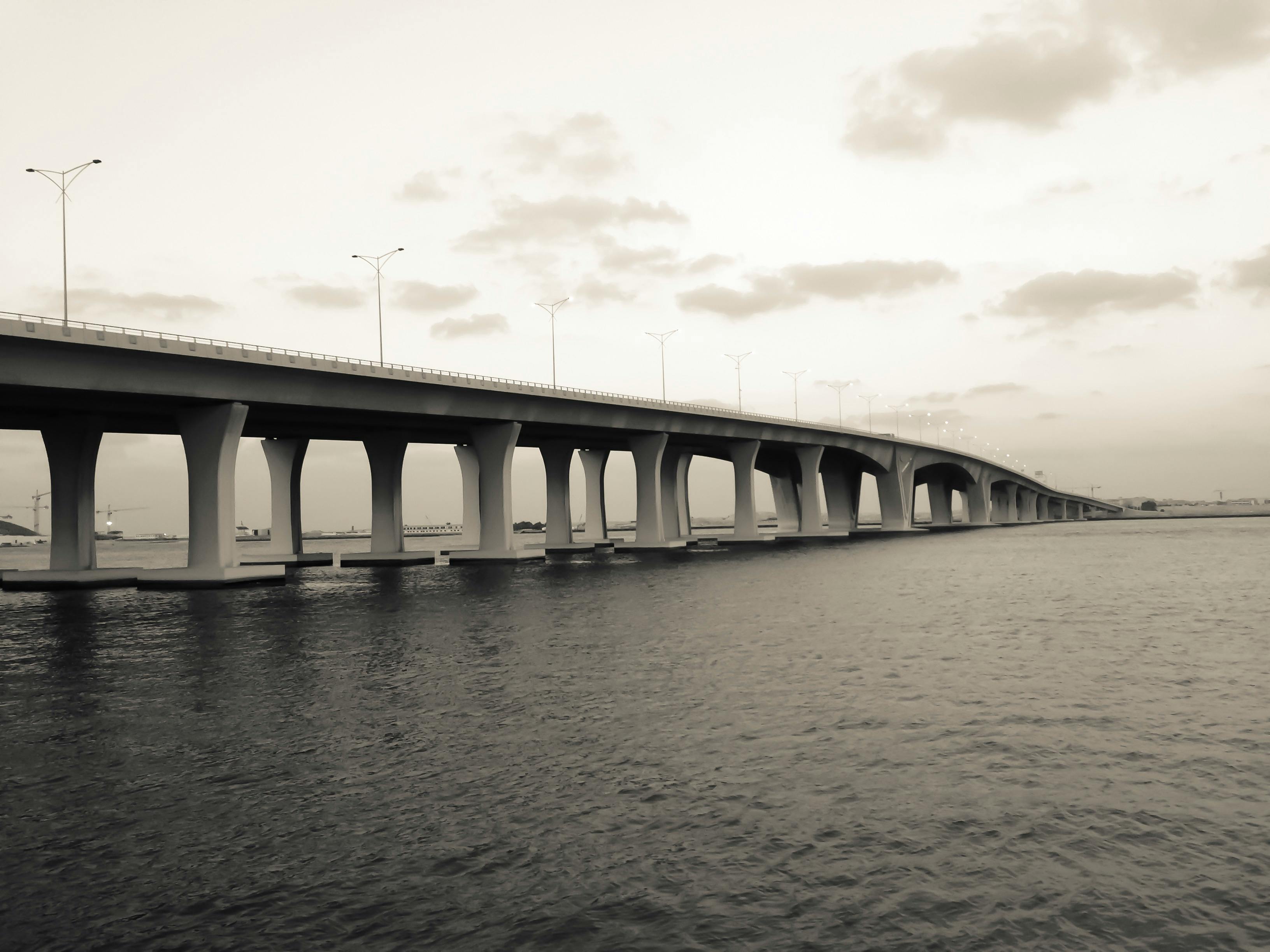 Bridge Over The Sea · Free Stock Photo