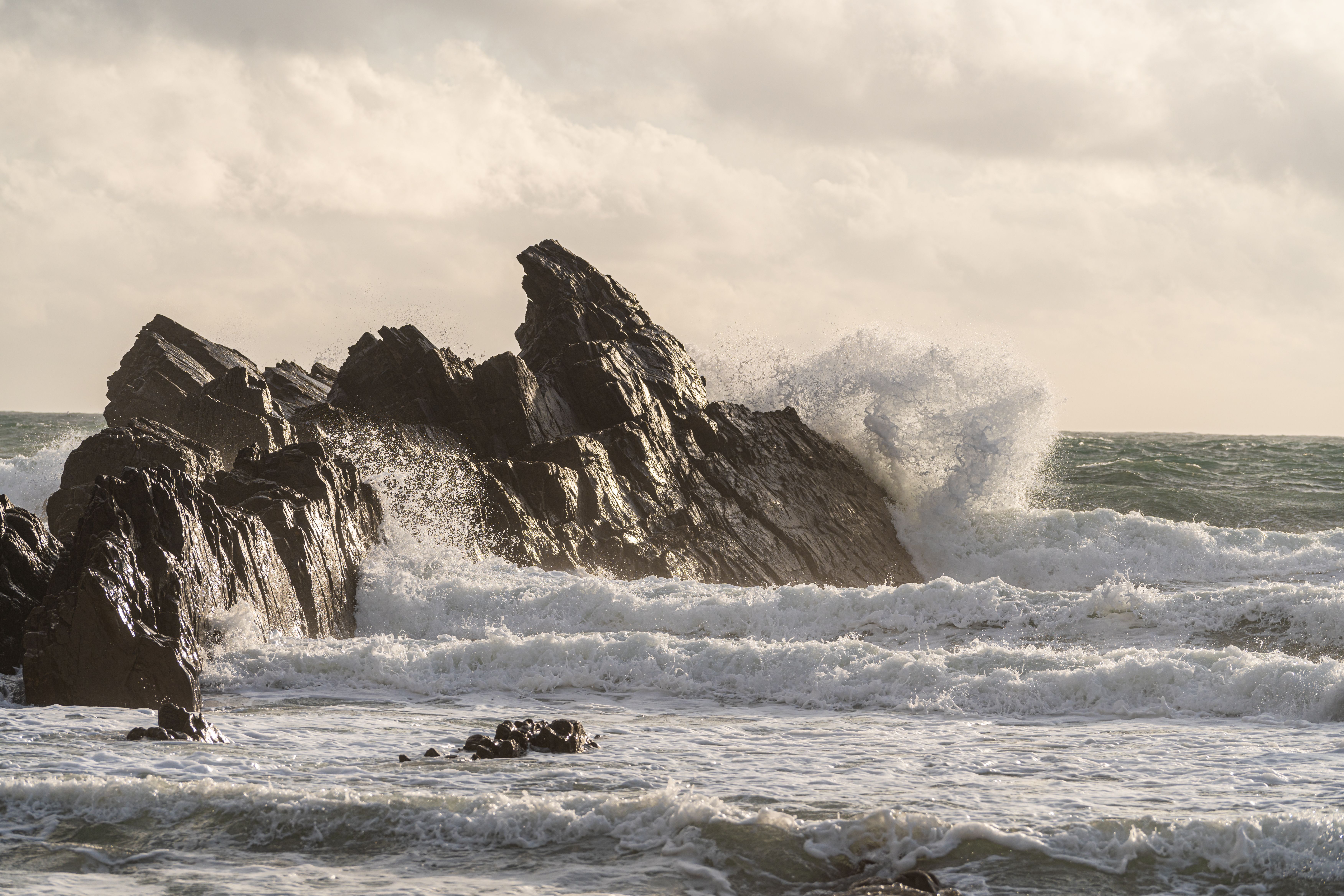 Barren Rocks on Sea Shore · Free Stock Photo