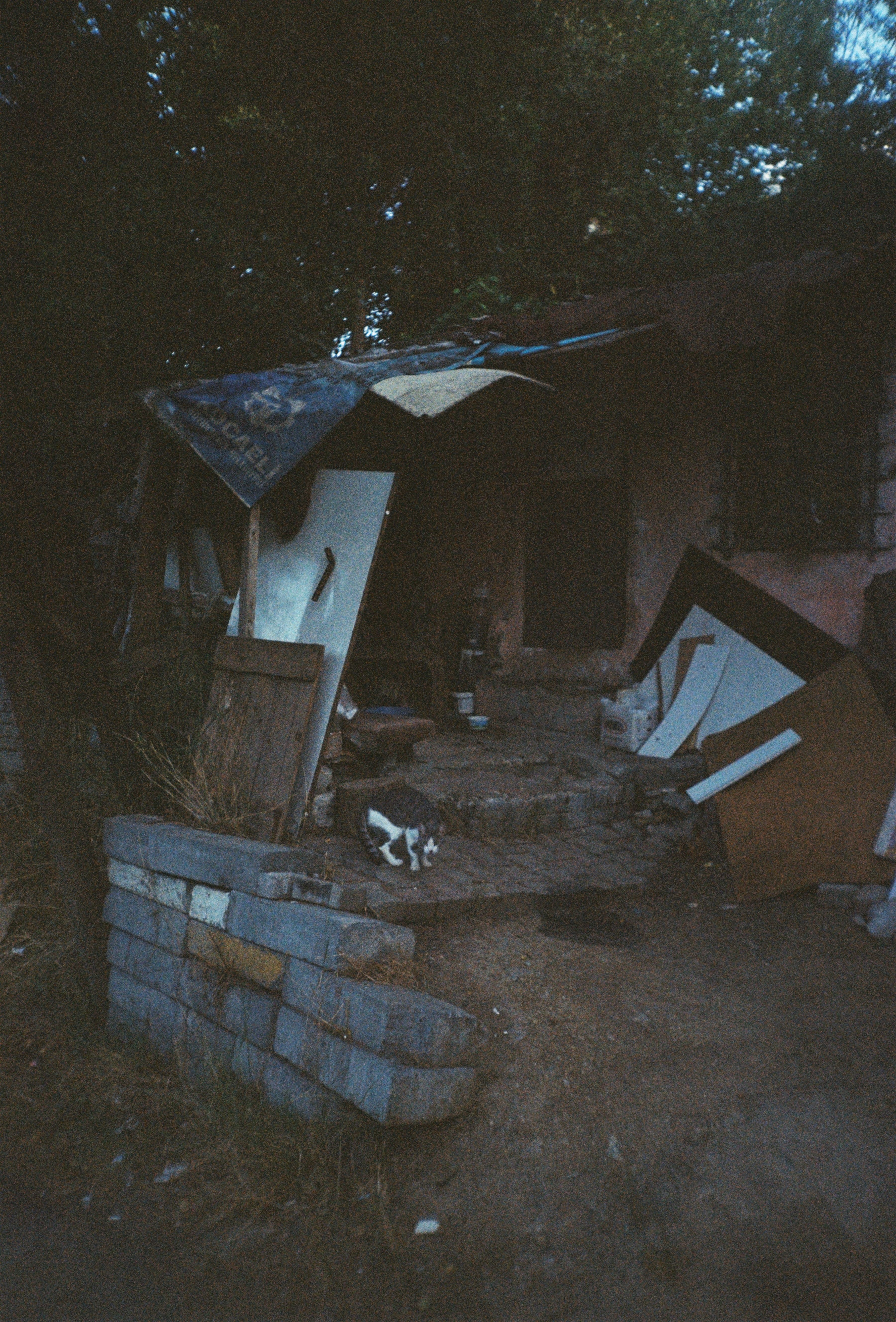 Ruined House in Village · Free Stock Photo
