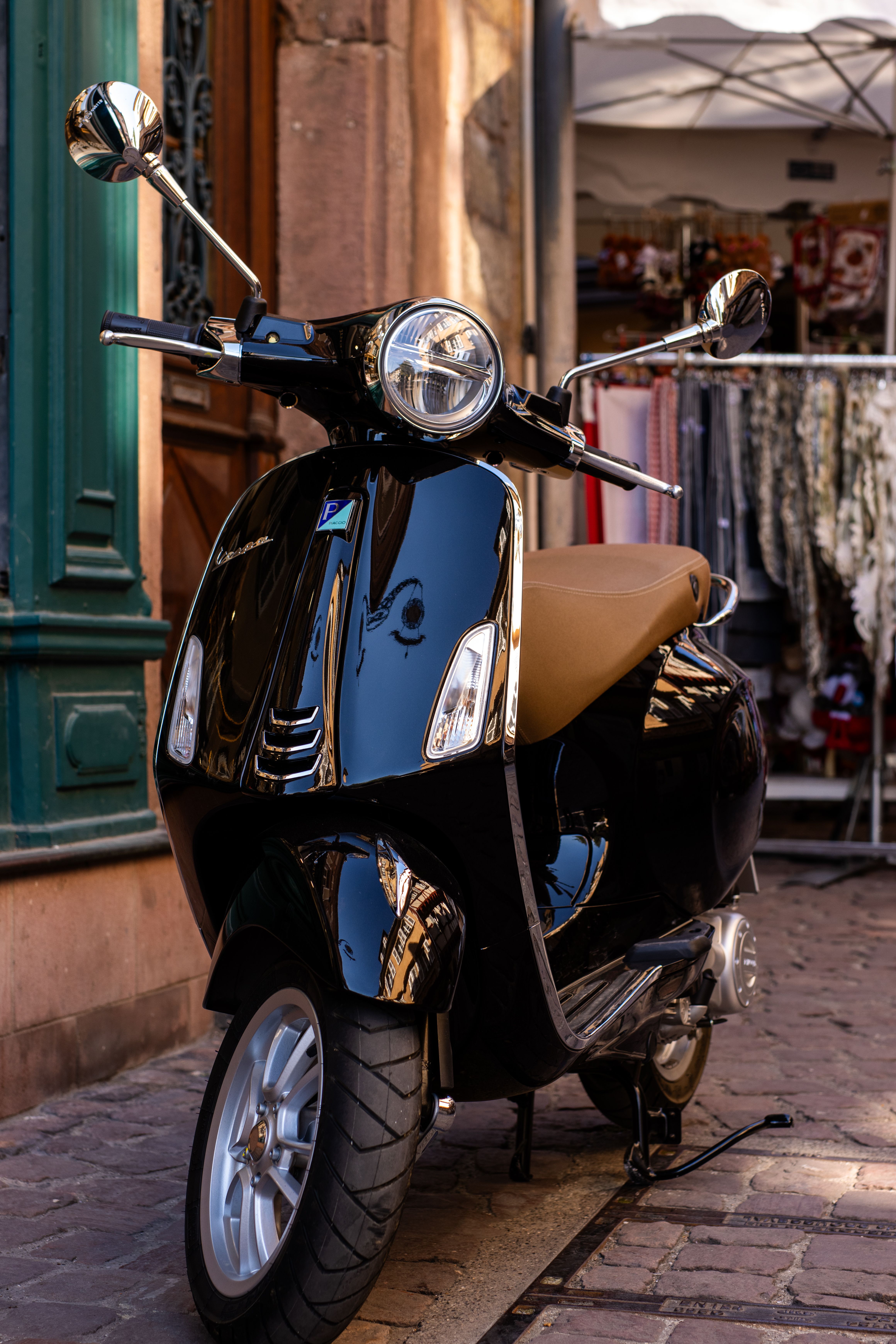 White and Blue Scooter Motorcycles · Free Stock Photo