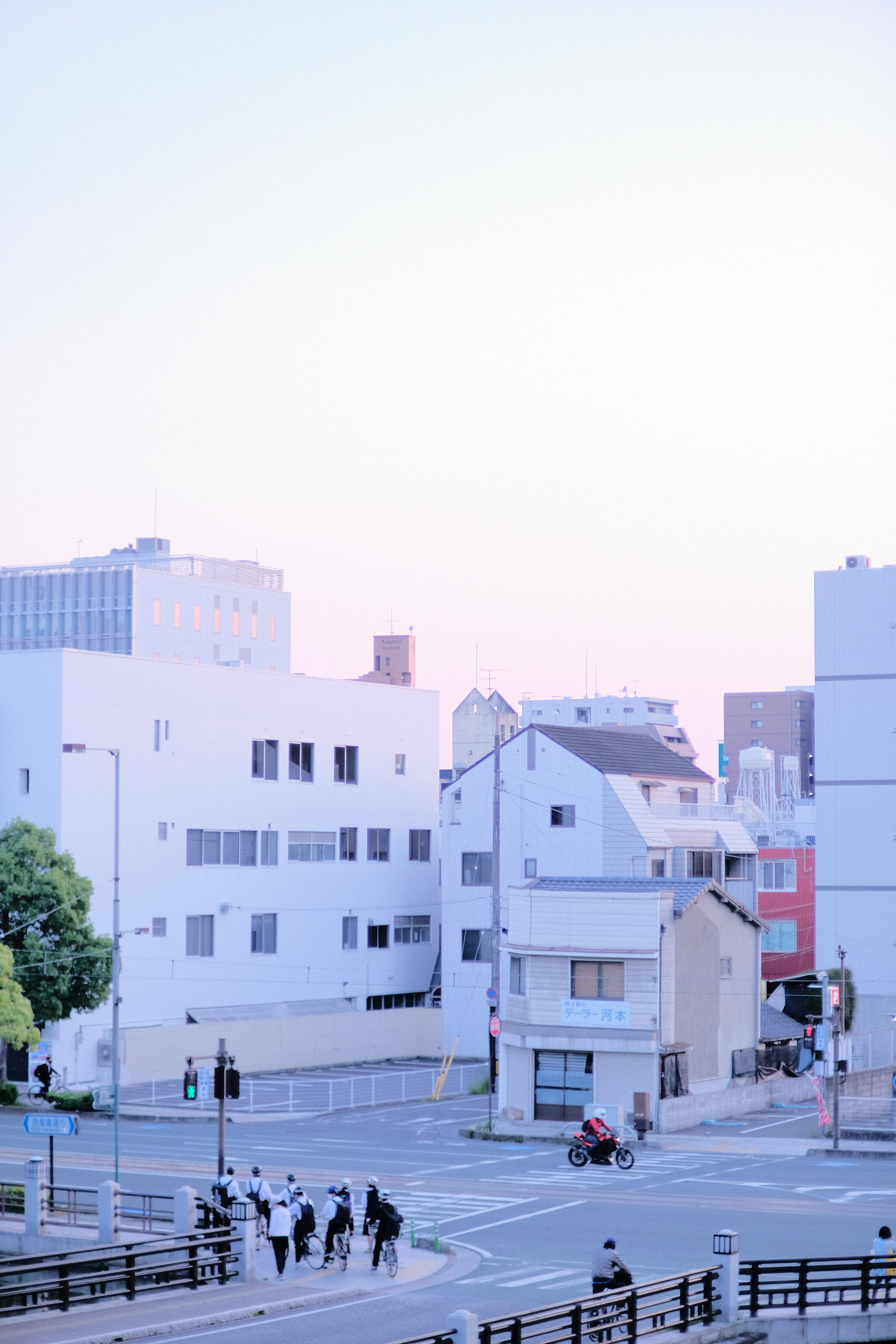 Street Intersection in Japanese City · Free Stock Photo
