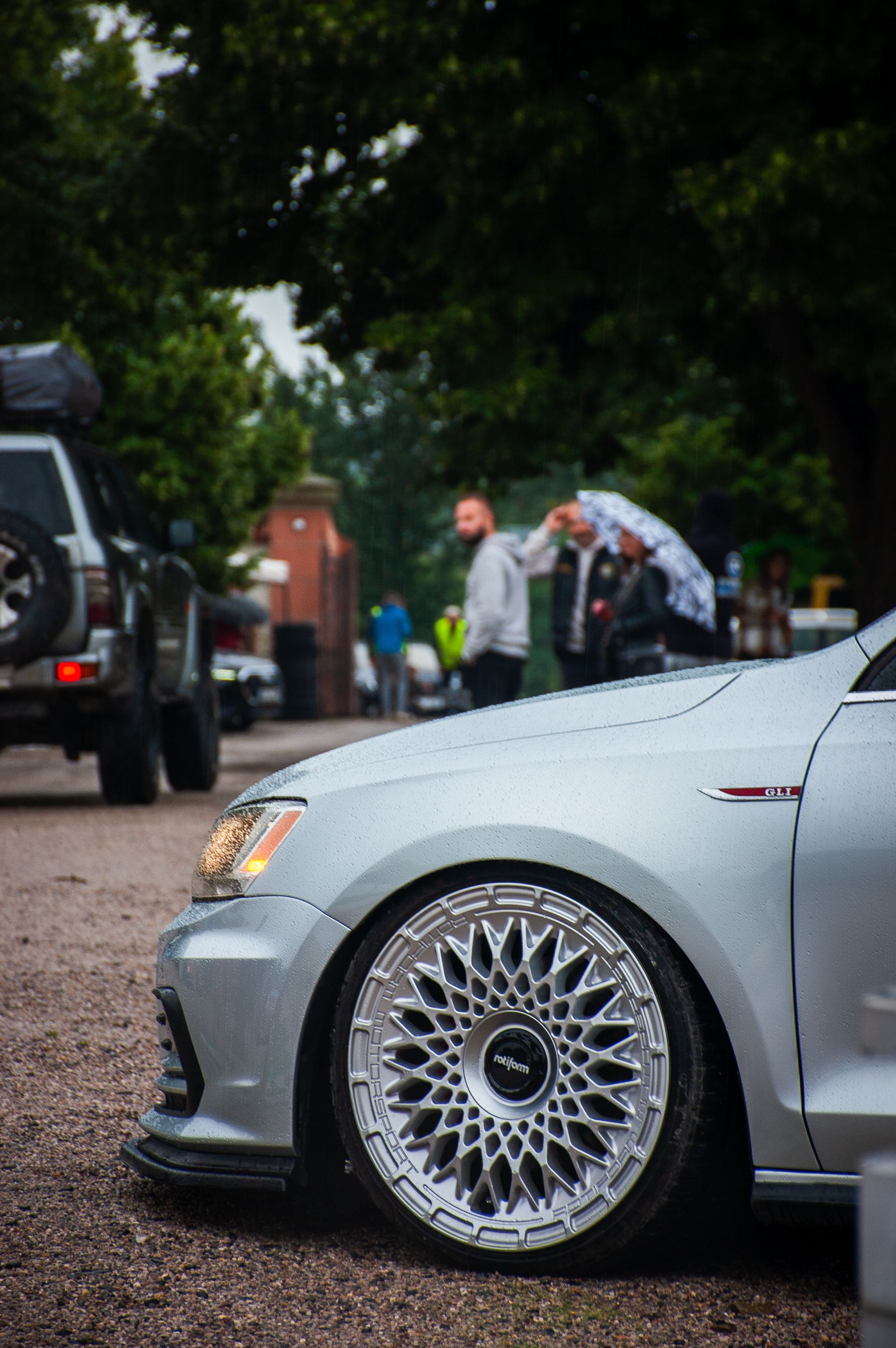 Close up of Silver, Tuned Car · Free Stock Photo