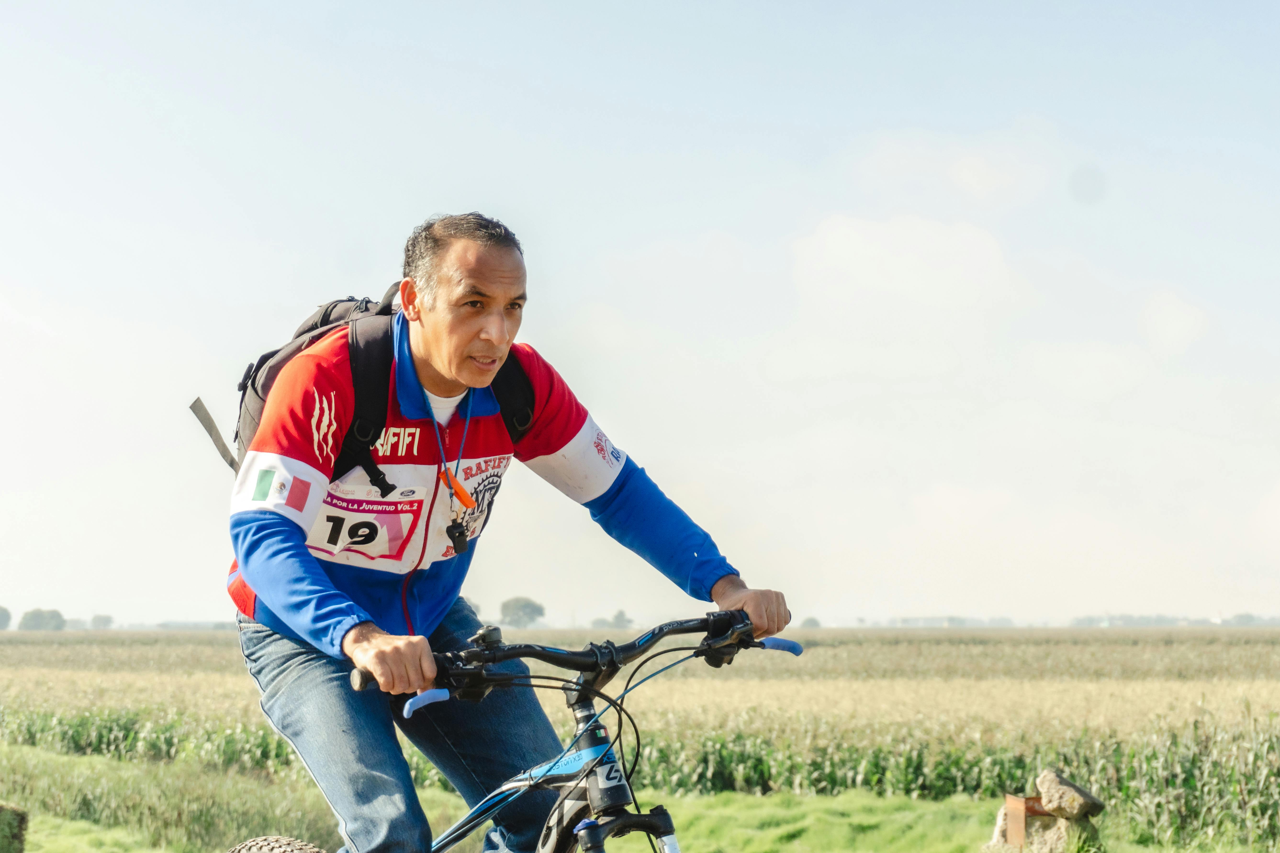 Man Riding His Bicycle · Free Stock Photo