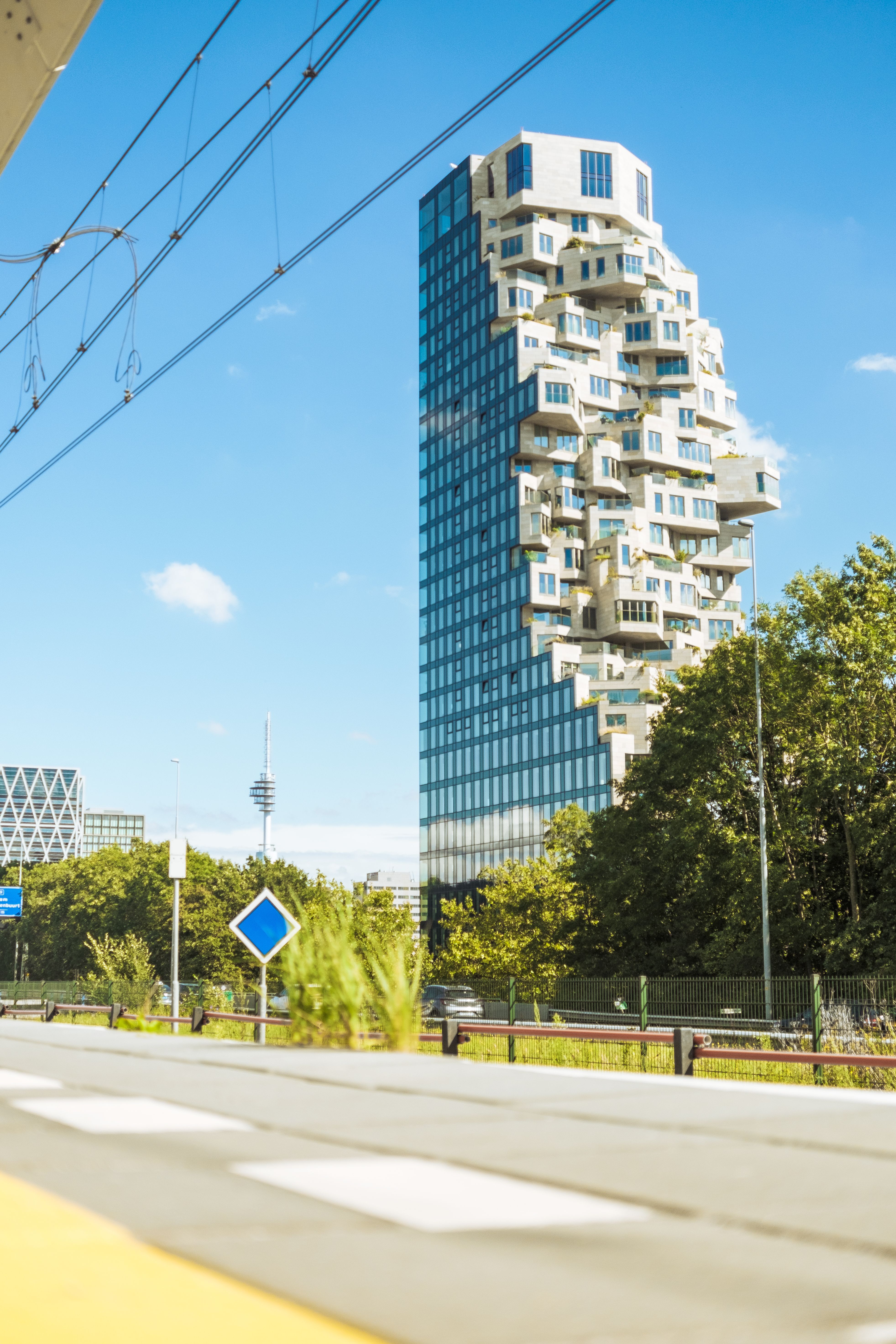 Modern High Building by the Street · Free Stock Photo