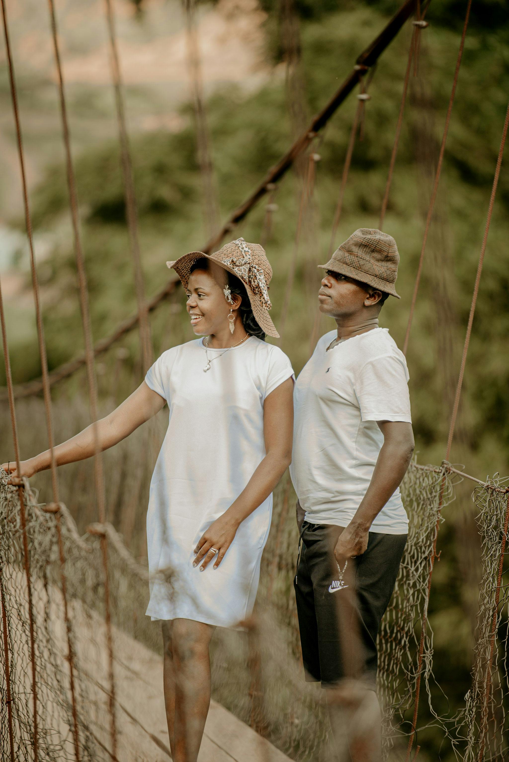 Smiling Couple Holding Hands · Free Stock Photo