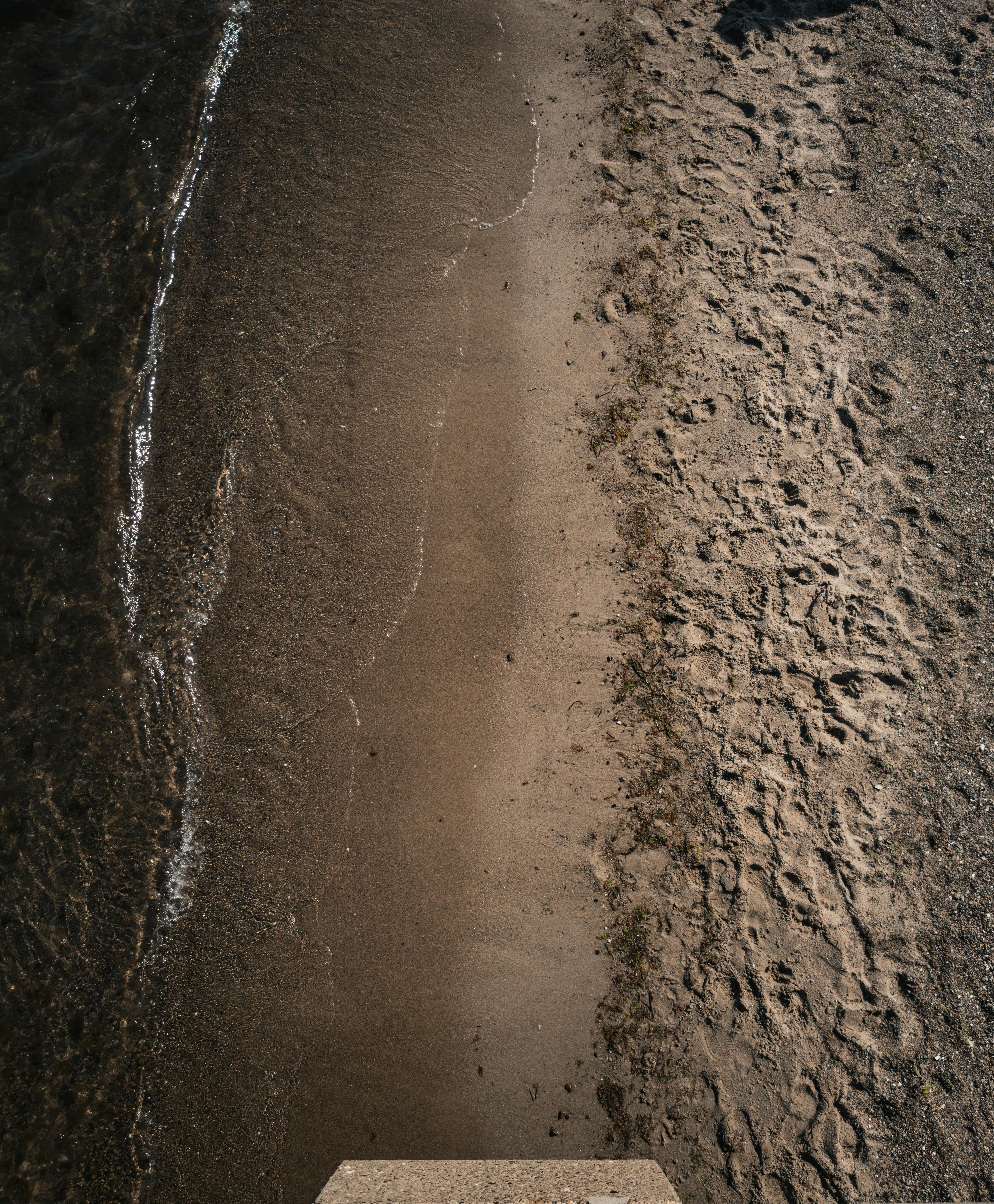 Beach Sand Smoothed by Sea Waves · Free Stock Photo