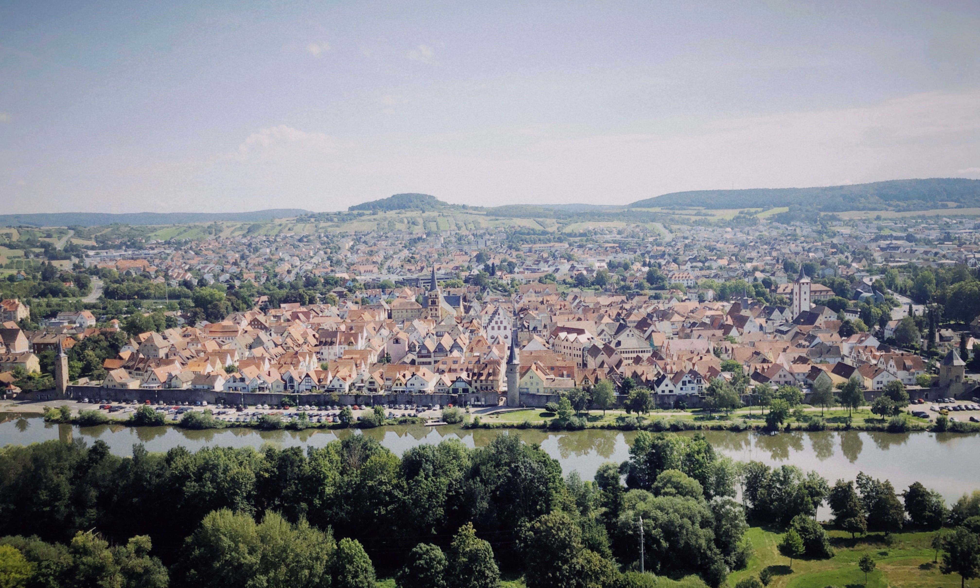 View of a Town by a River · Free Stock Photo