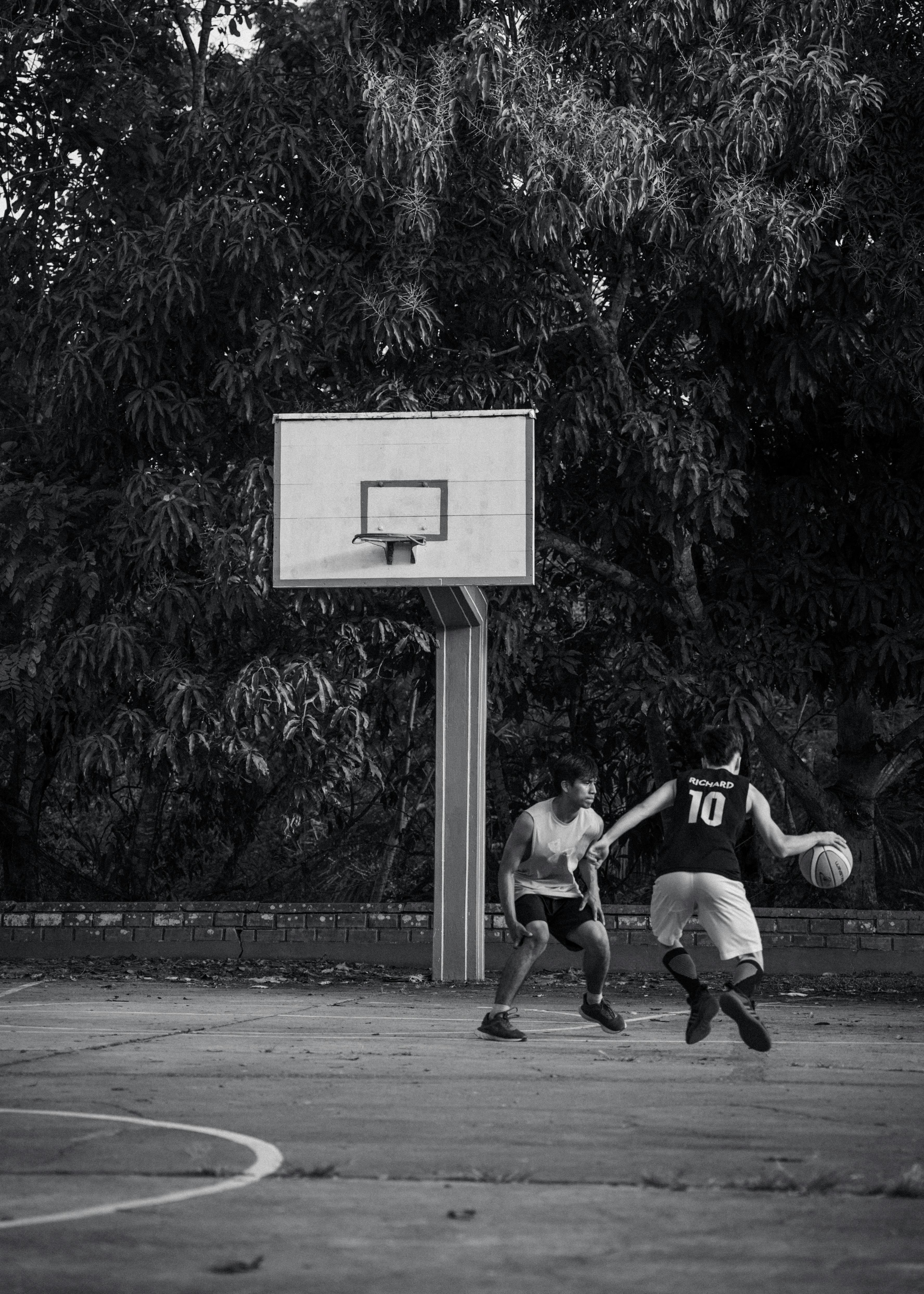 Two Men Playing Basketball · Free Stock Photo
