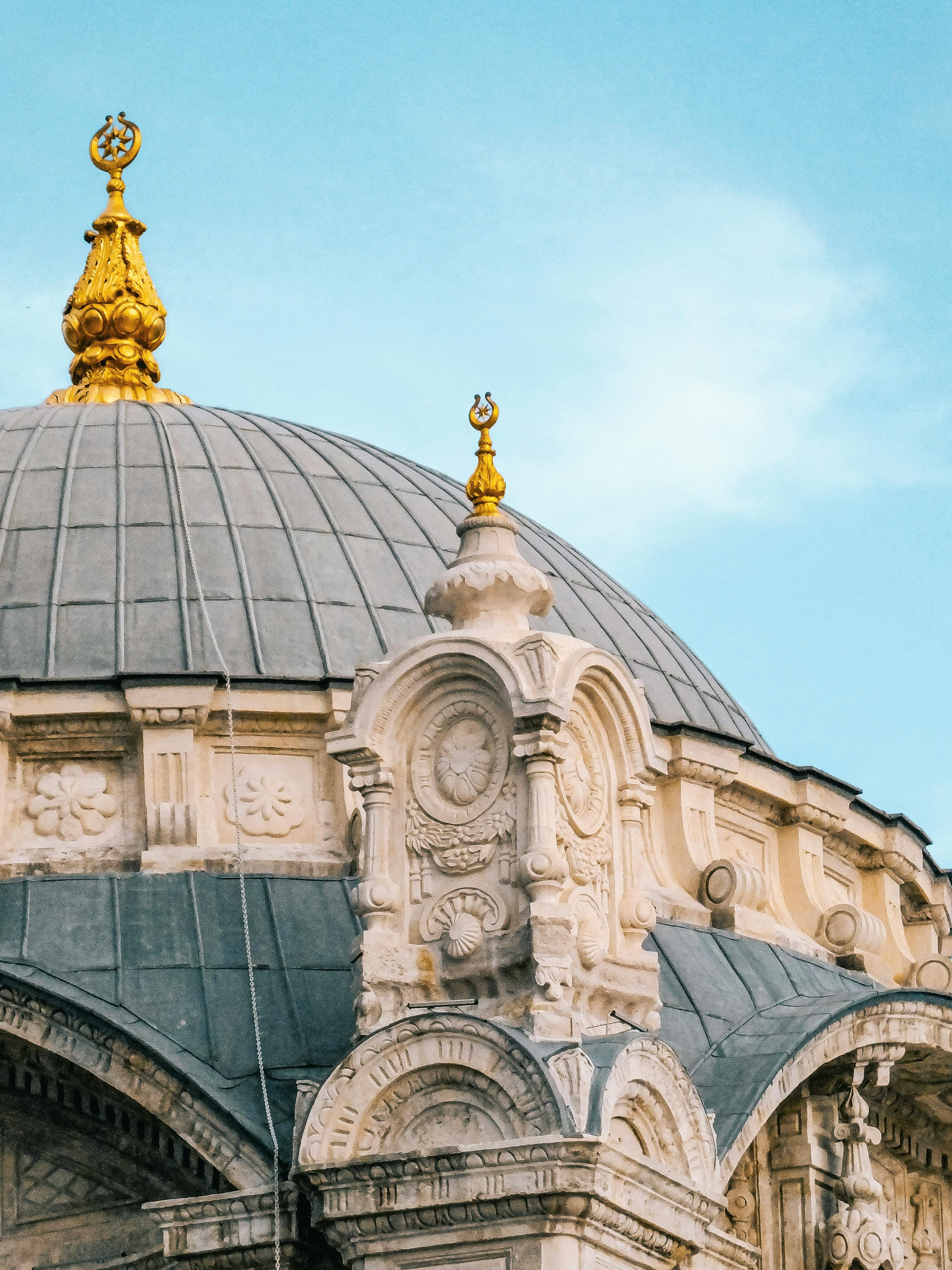 Golden Spires on Grand Mecidiye Mosque, Istanbul, Turkey · Free Stock Photo