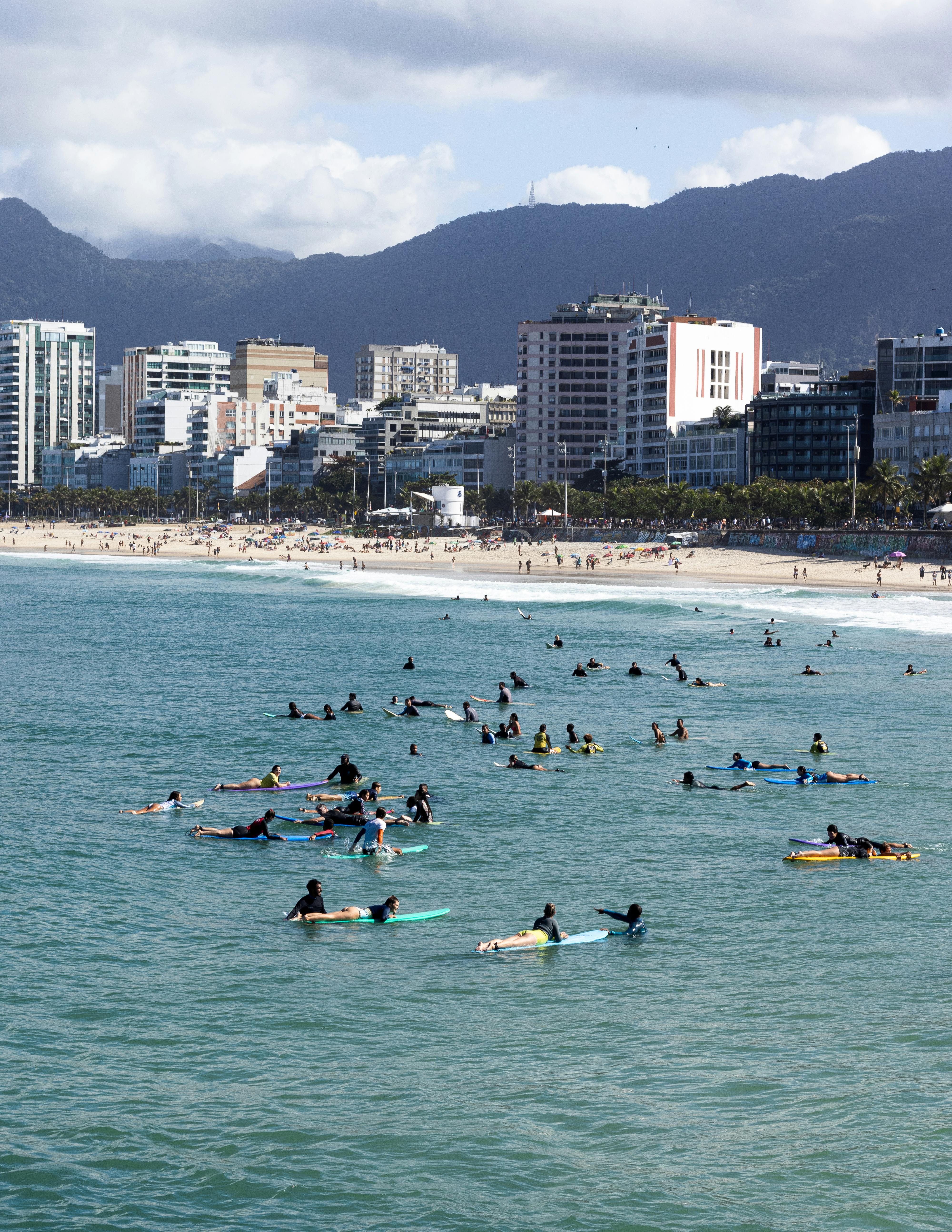 People on a Beach in Rio · Free Stock Photo